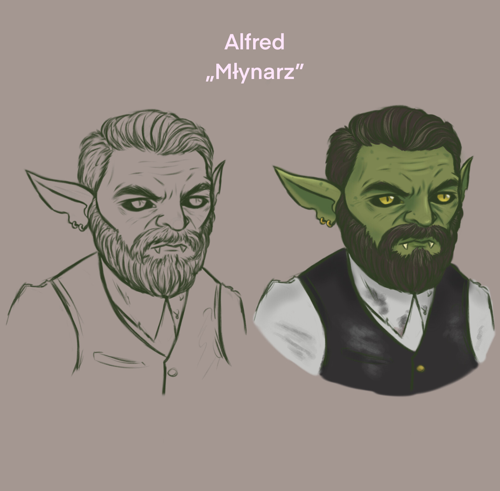ArtStation - [NPC series] Alfred "The Miller"