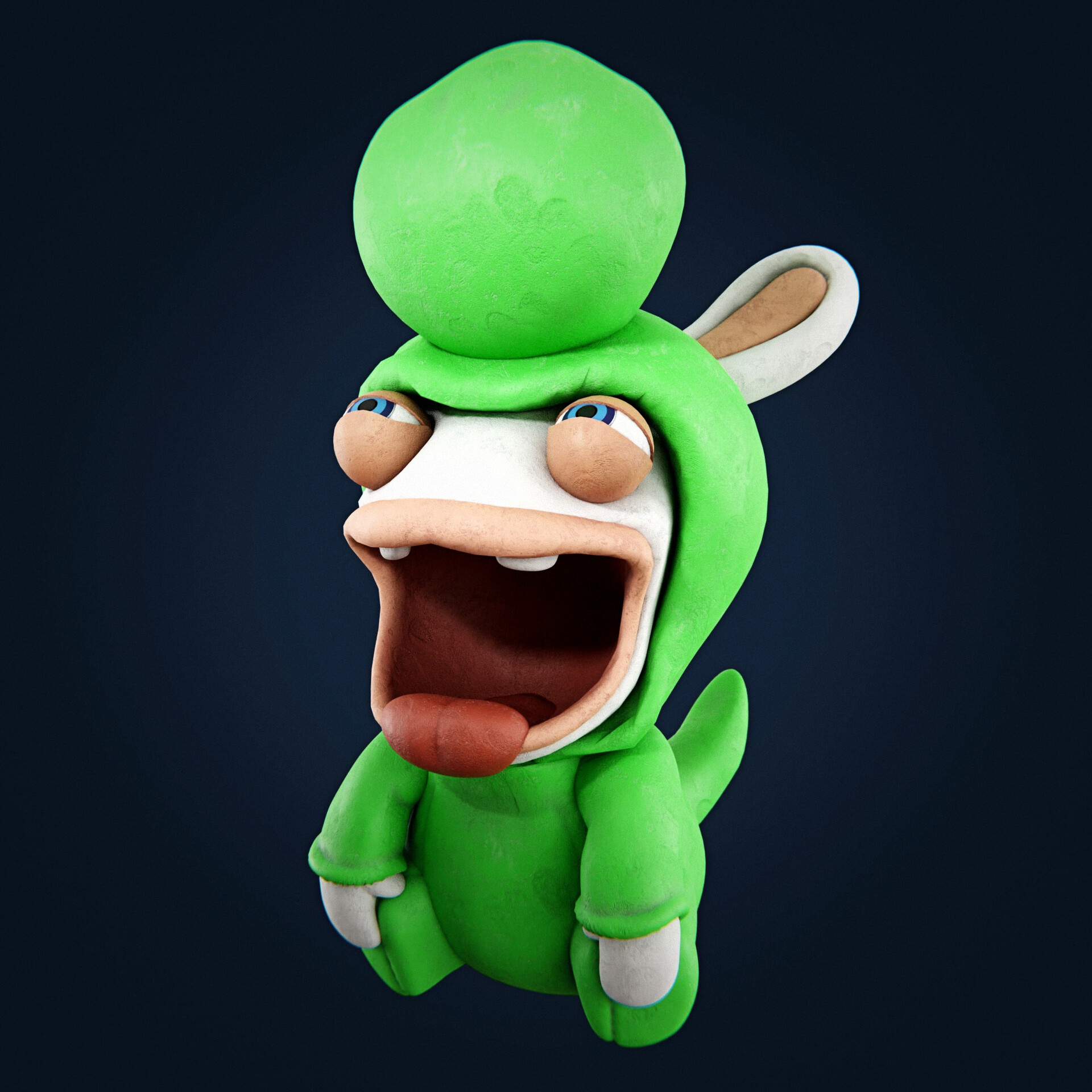ArtStation - Yoshi (rabbid) bowl