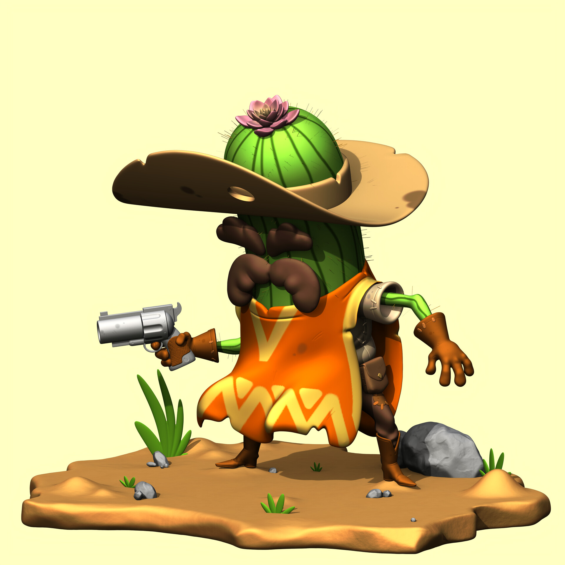 ArtStation - Prickly Pete by Robert Brown