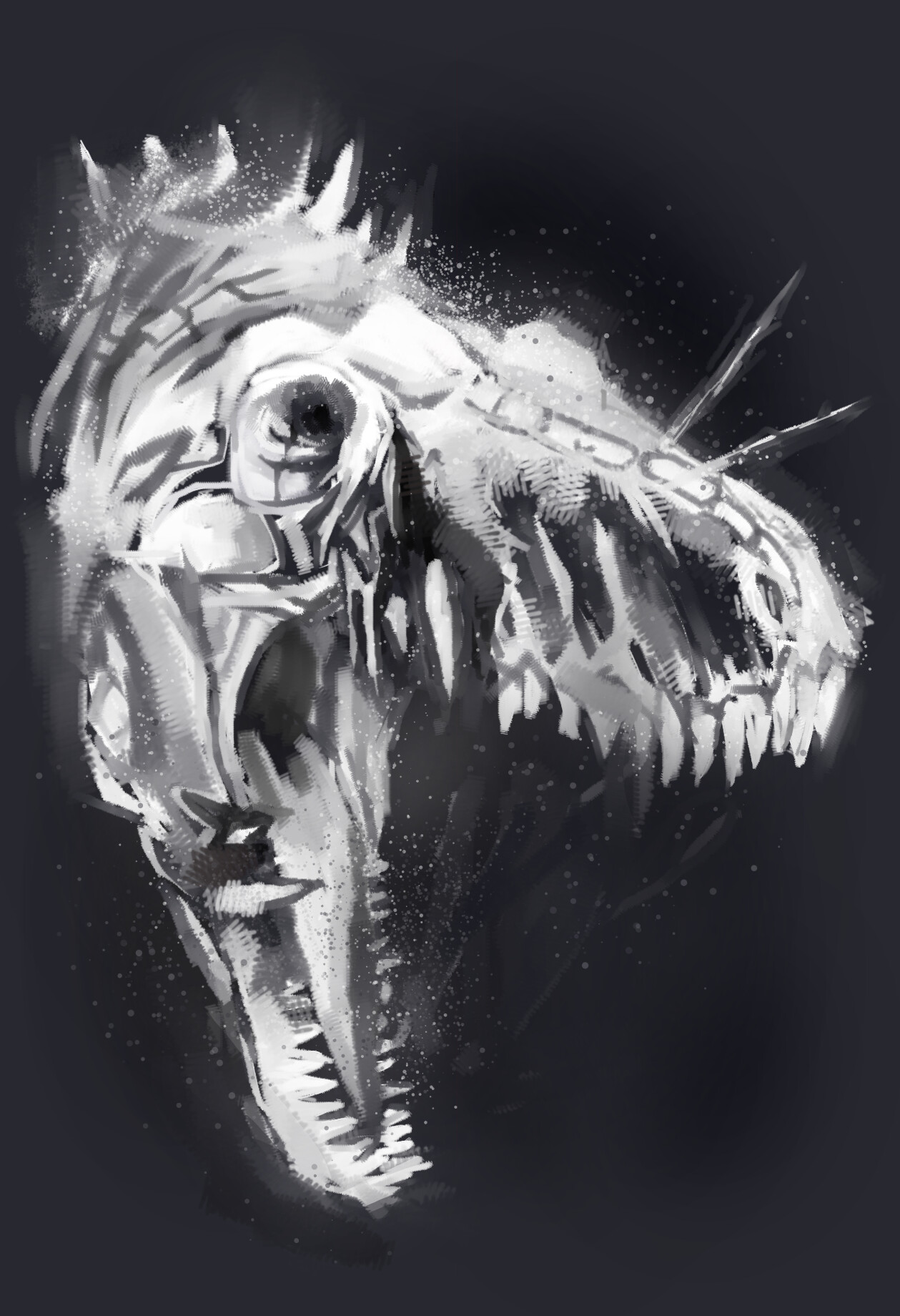 ArtStation - (ARK: Additions items) Savage Acrocanthosaurus Flag, Algae ...