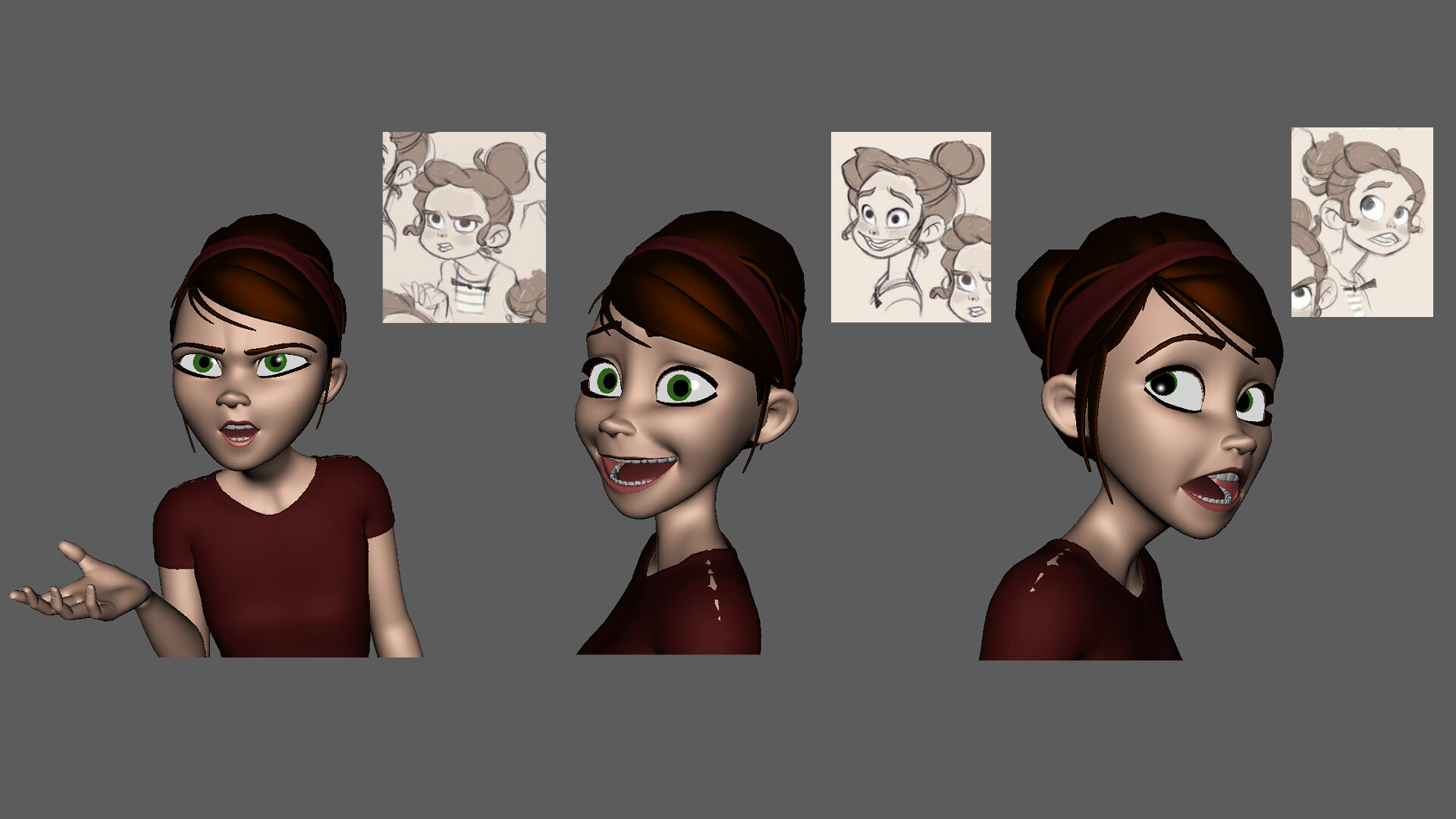 ArtStation - facial expressions