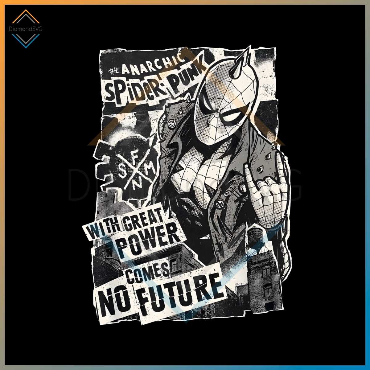 ArtStation - Anarchic Spider Punk With Great Power PNG Sublimation Download