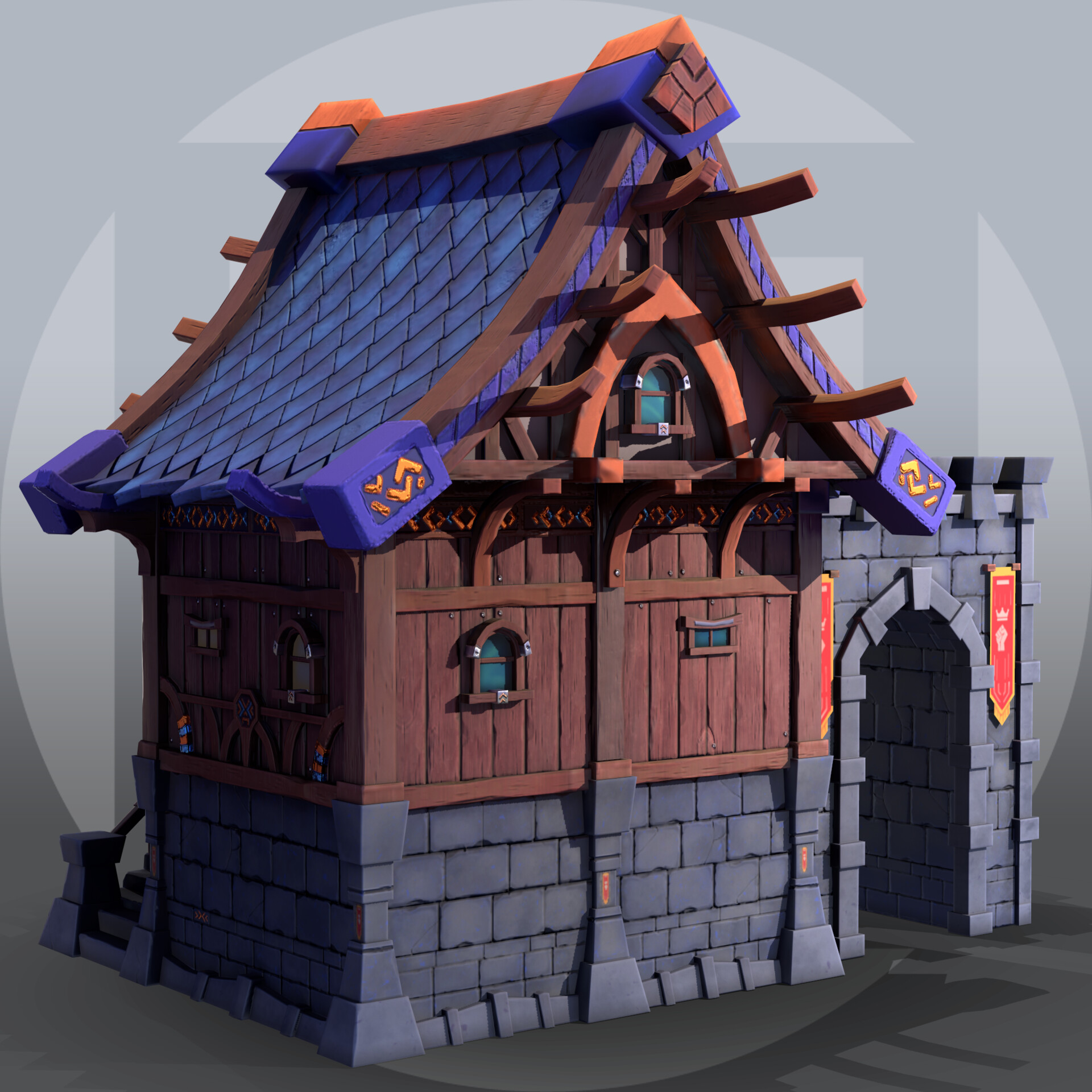 Bricks Studio - Stylized House