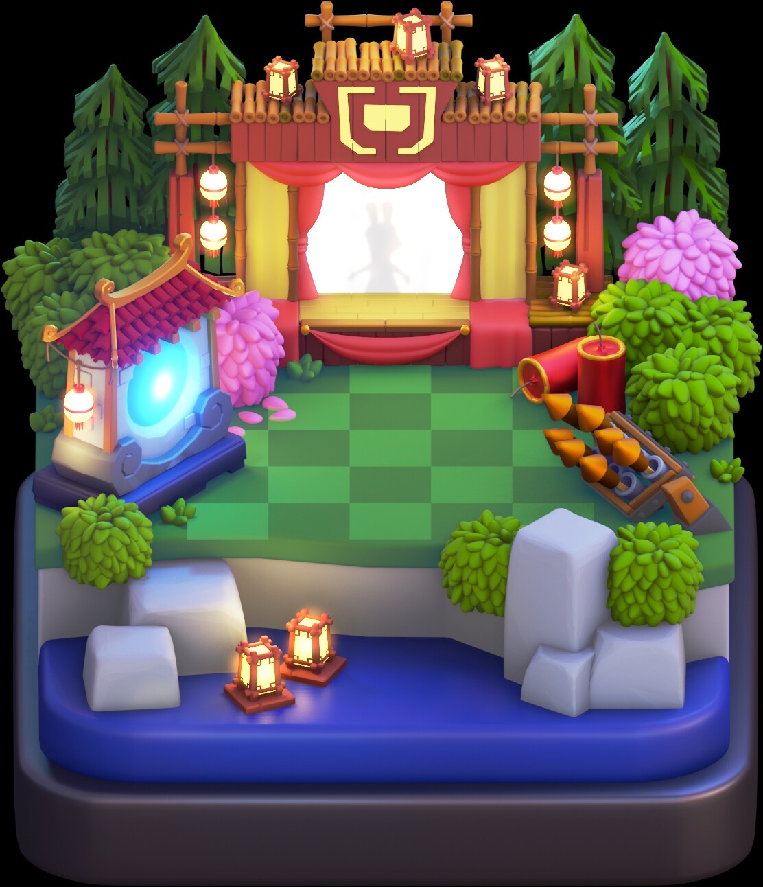 Surface Digital - Clash of Clans : Magic Theatre Scenery