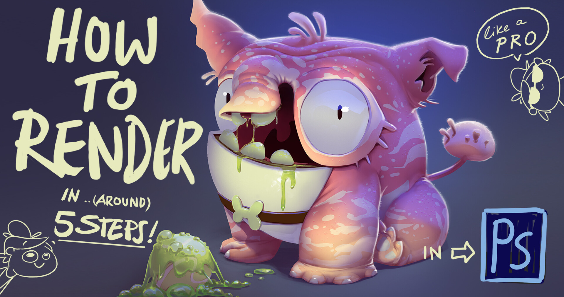 Wing fox - Digital Painting: How to Color a Character Like a Pro