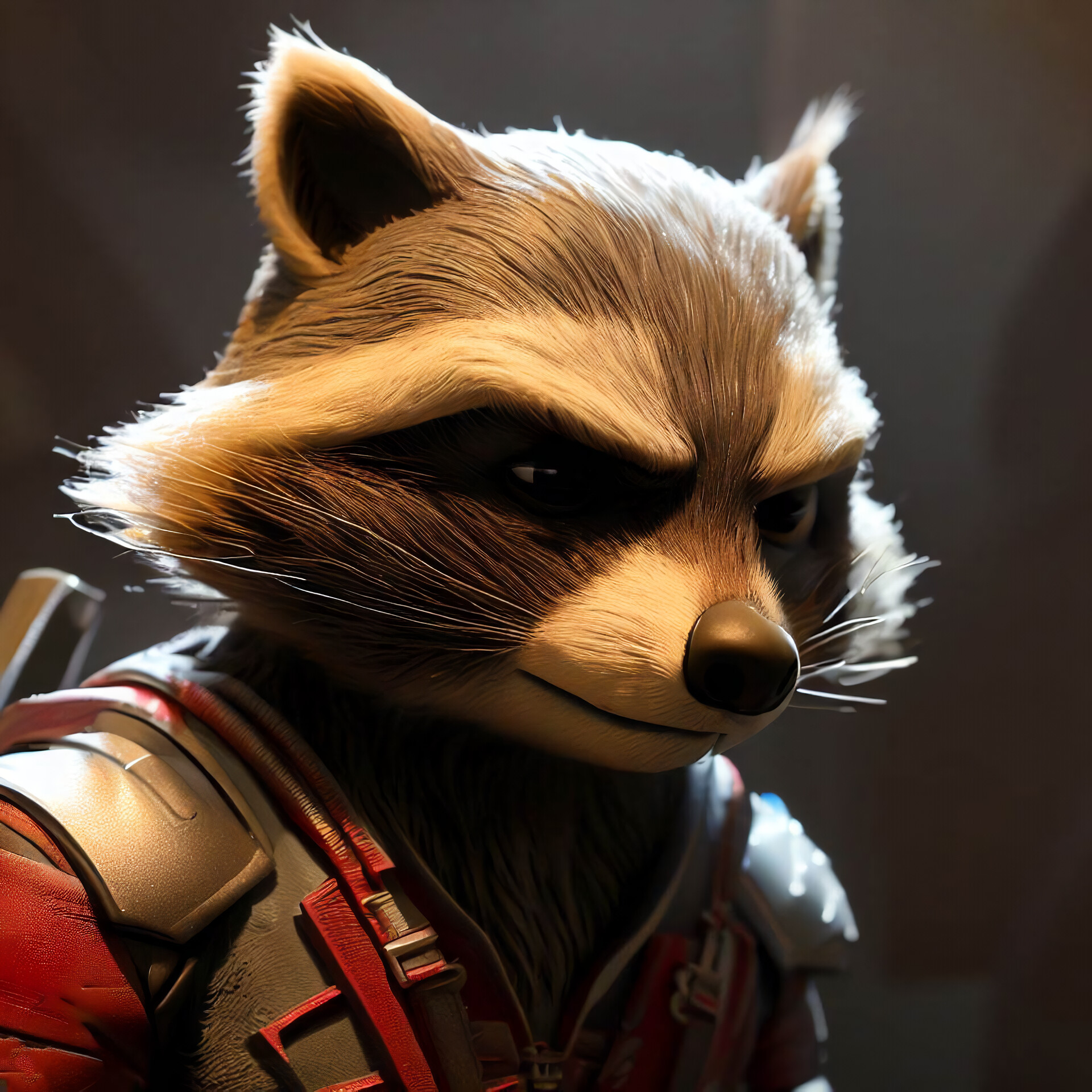 ArtStation - Rocket guarding the galaxy