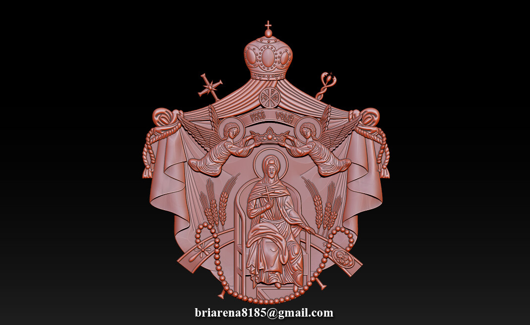 ArtStation - I got a job designing reliefs for cnc routers and 3D printing