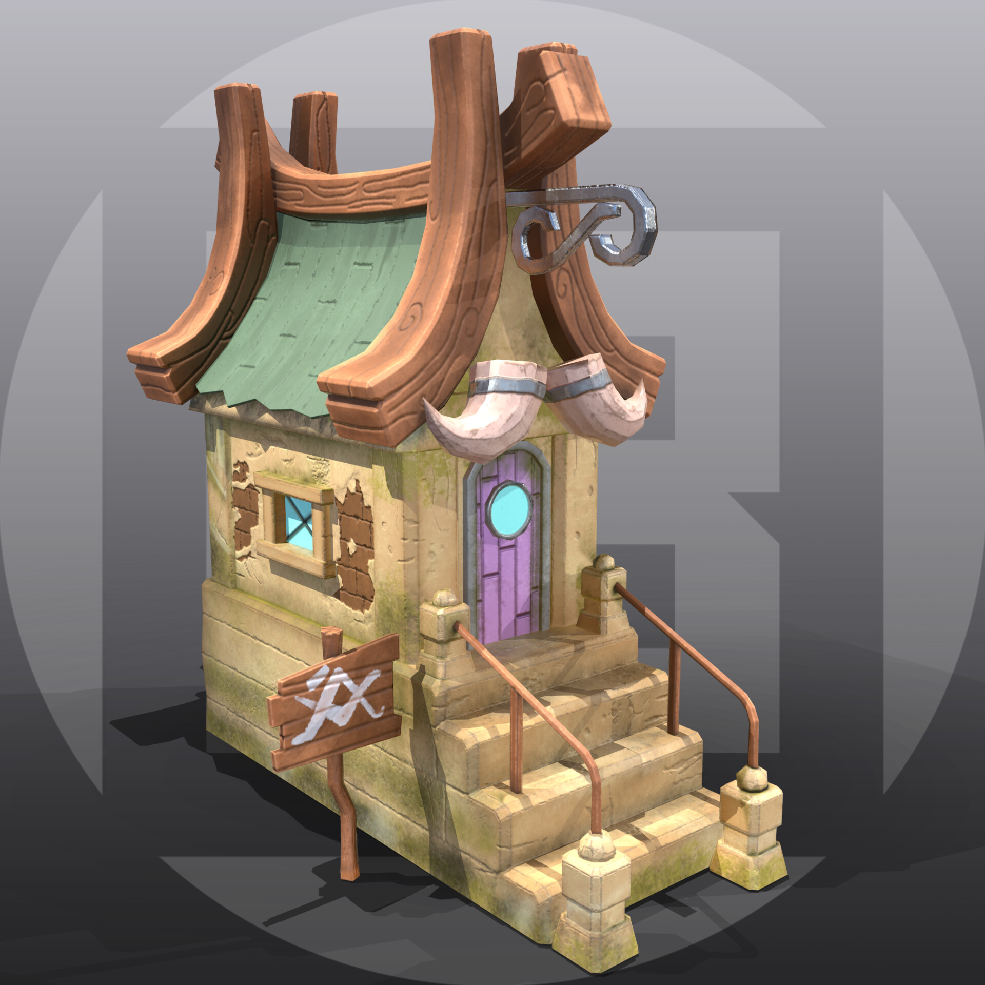 ArtStation - Stylized House
