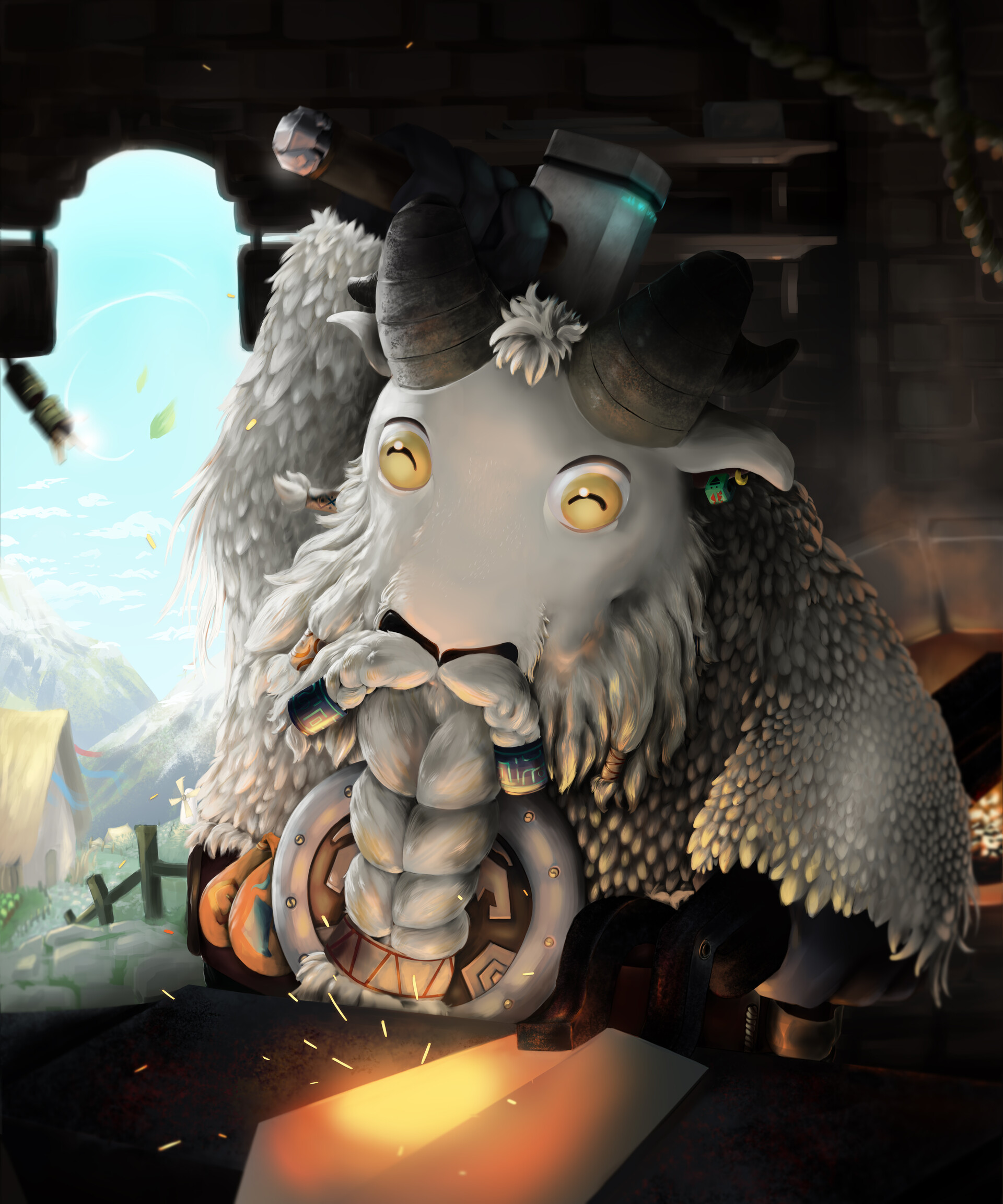 ArtStation - Blacksmith Artwork