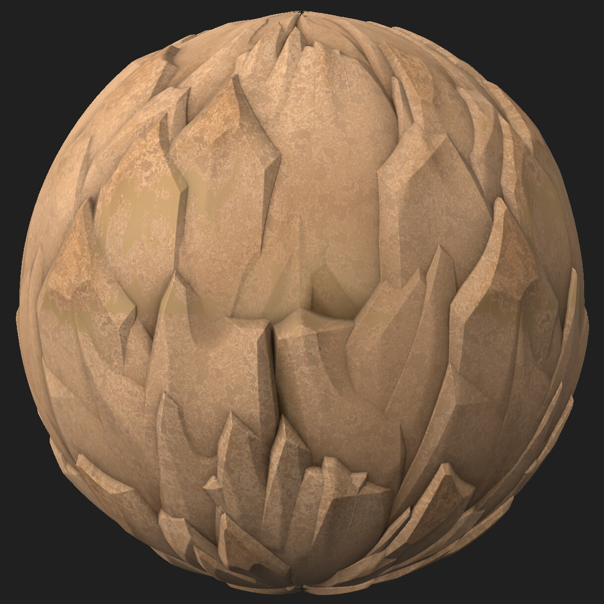 ArtStation - Stylized Cliff Material