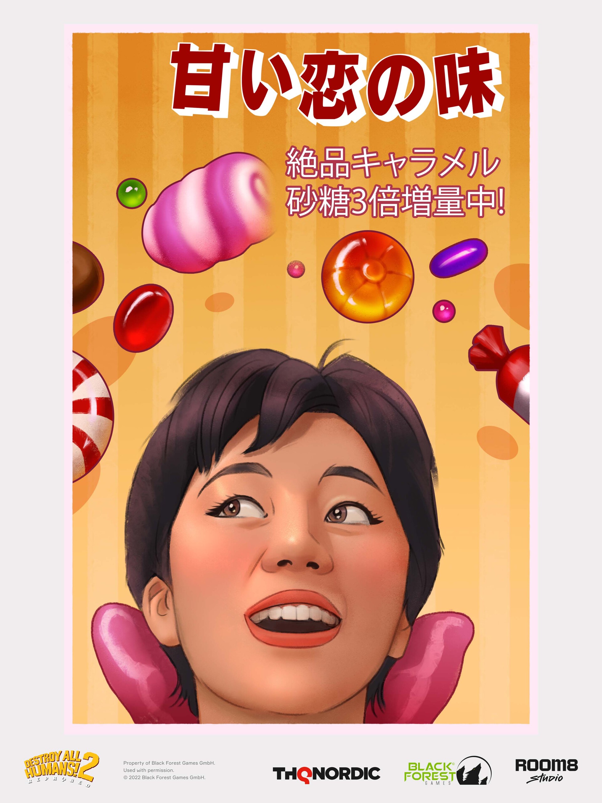 Room 8 Studio - Portfolio - Posters (Destroy all Humans! 2)