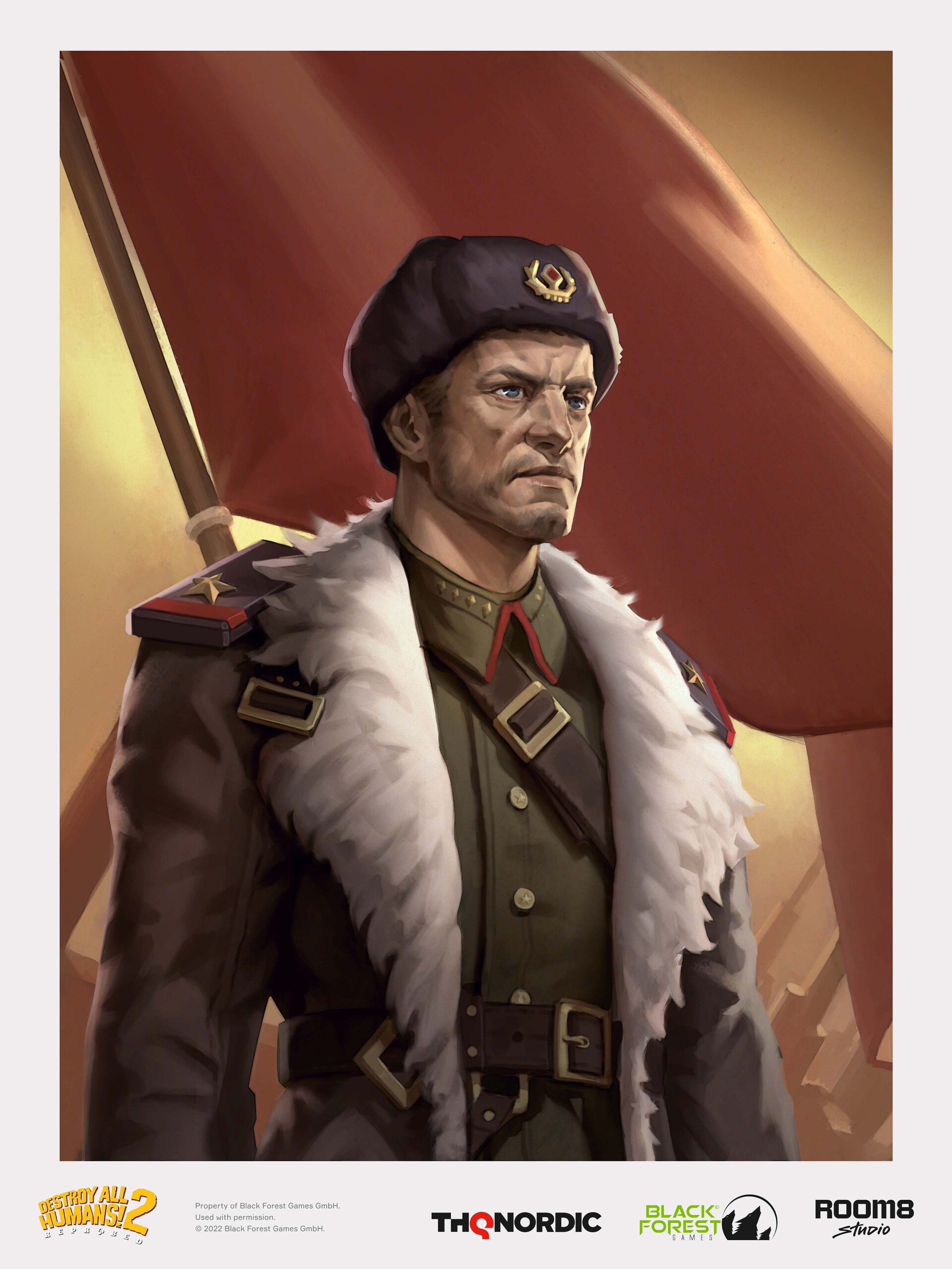 Room 8 Studio - Portfolio - Posters (Destroy all Humans! 2)