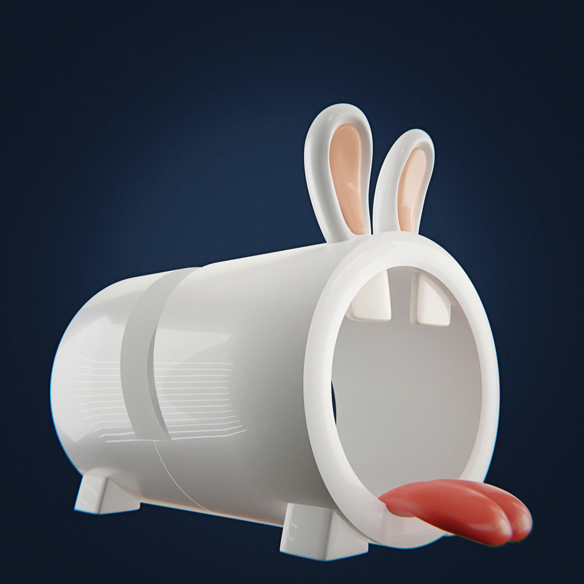 ArtStation - Phone stand (Rabbid tunnel)