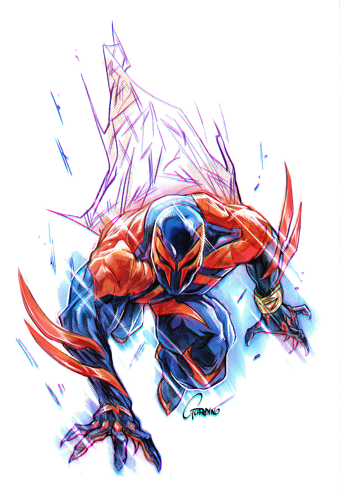 2099 Spider Man Drawings