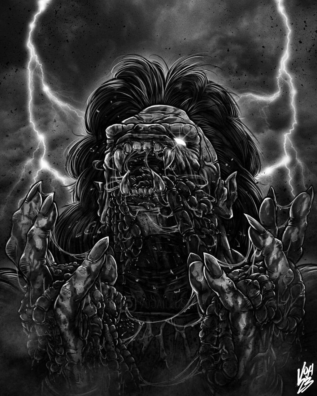 Vojislav Janković - Summoning the Beast: Rawhead Rex Fanart