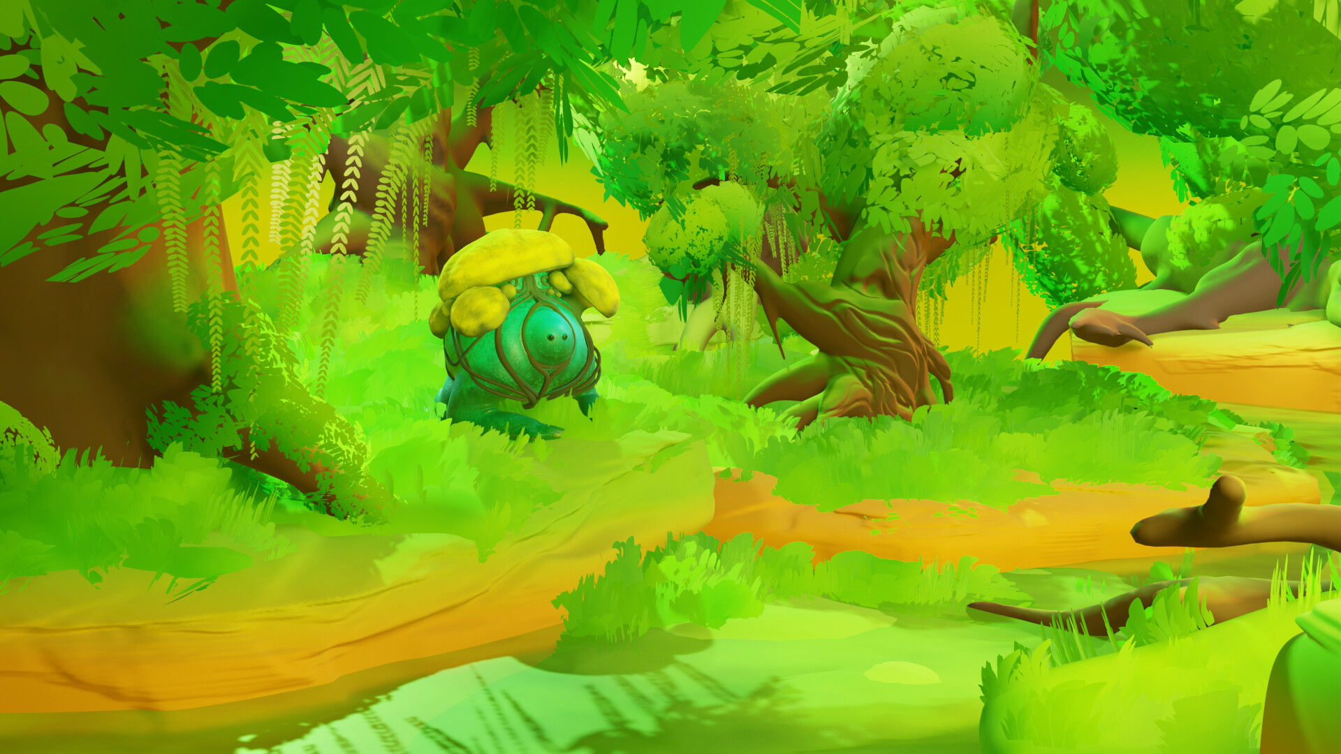 ArtStation - Shroomy in stylized swamp