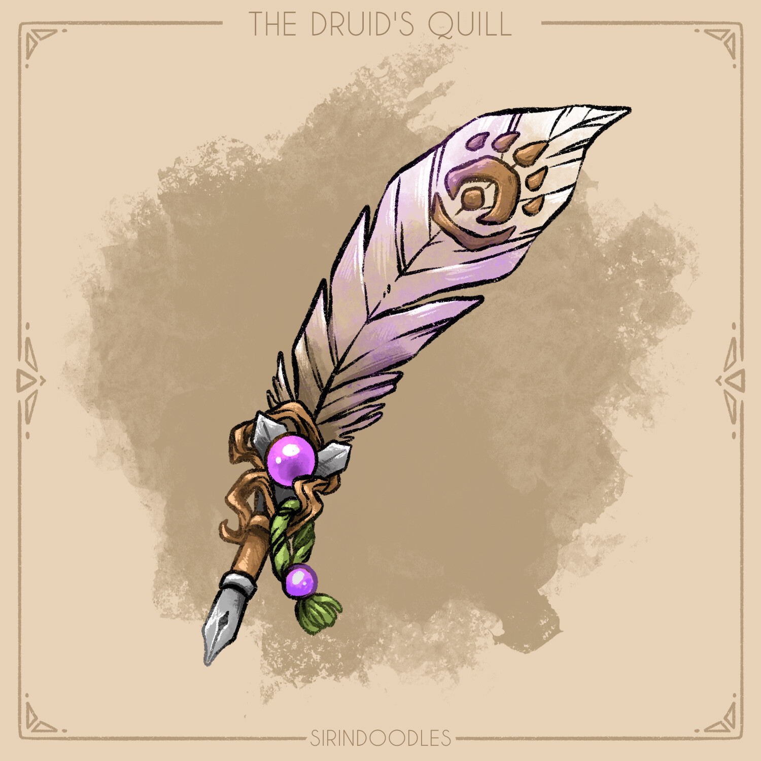 ArtStation - D&D Homebrew - The Trickster Druid Quest Items - Dungeons ...