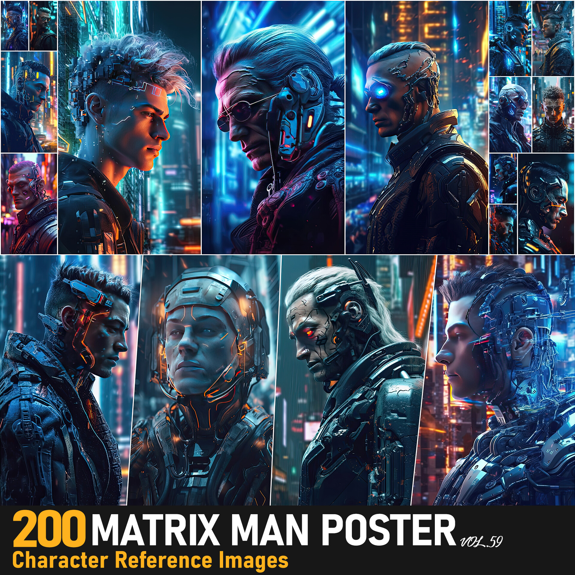 Vio - Matrix Man Poster VOL.59|4K Reference Images