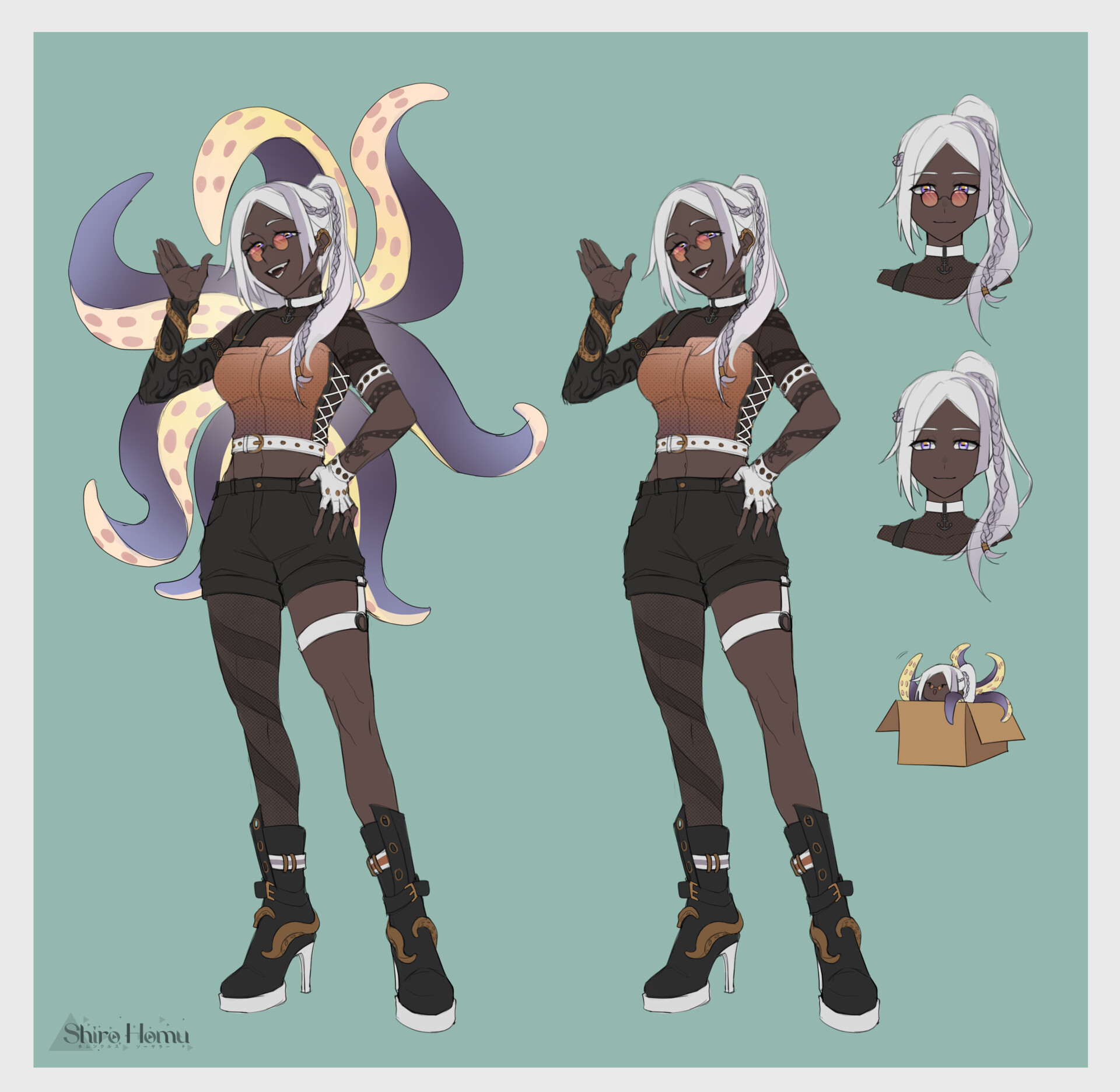 ArtStation - Character Design Adopt - Octopus woman (Adopted)