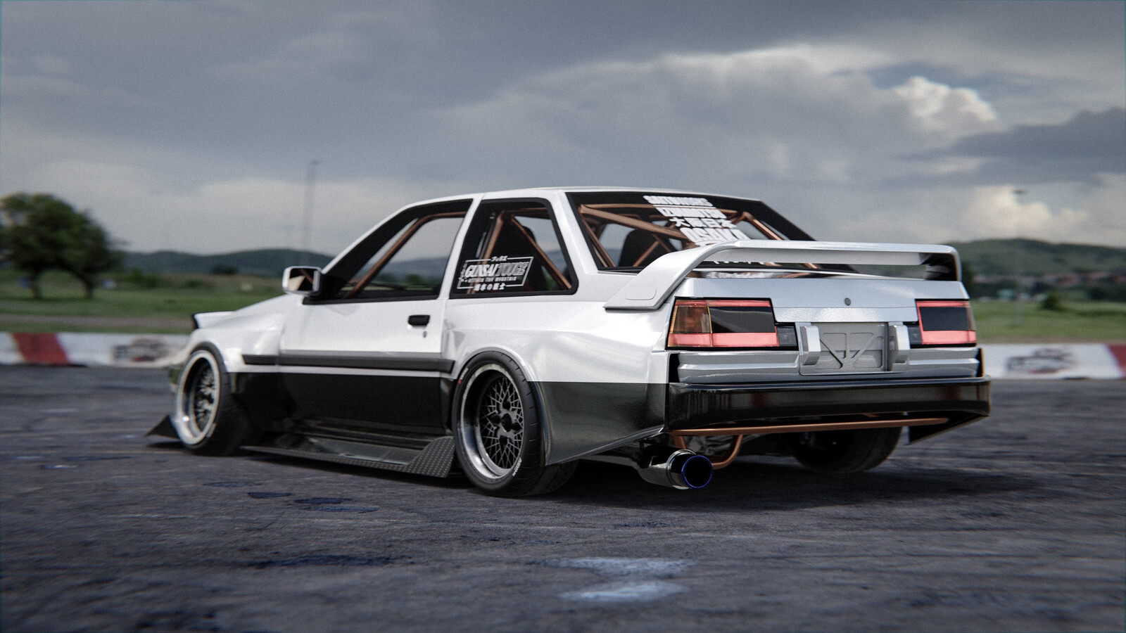 Jason Kogiamis - Ae86 Coupe drift car