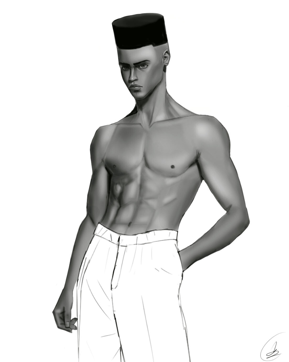 ArtStation - Strong guy - study