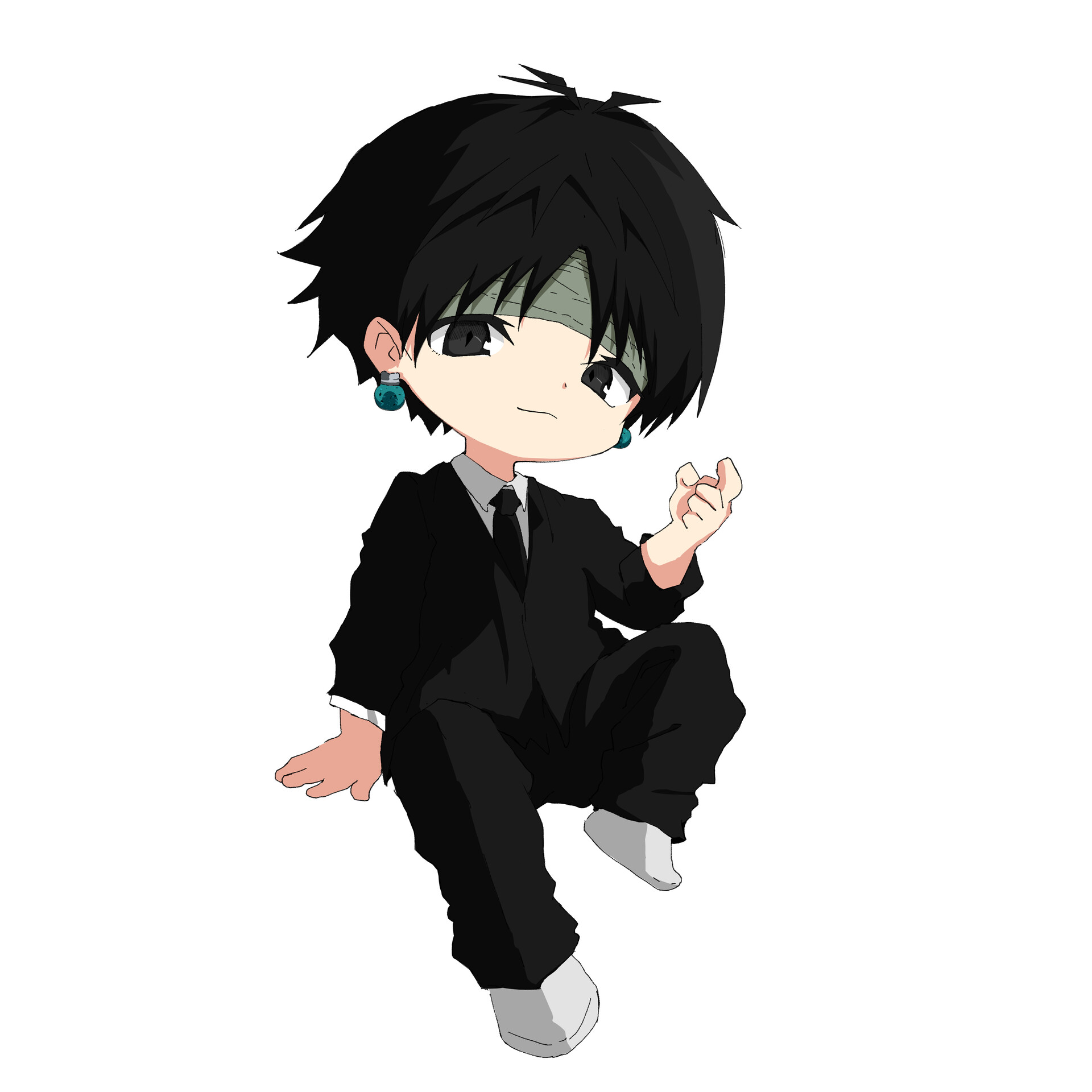 ArtStation - OliveViet x Chrollo Lucilfe (chibi Ver.)