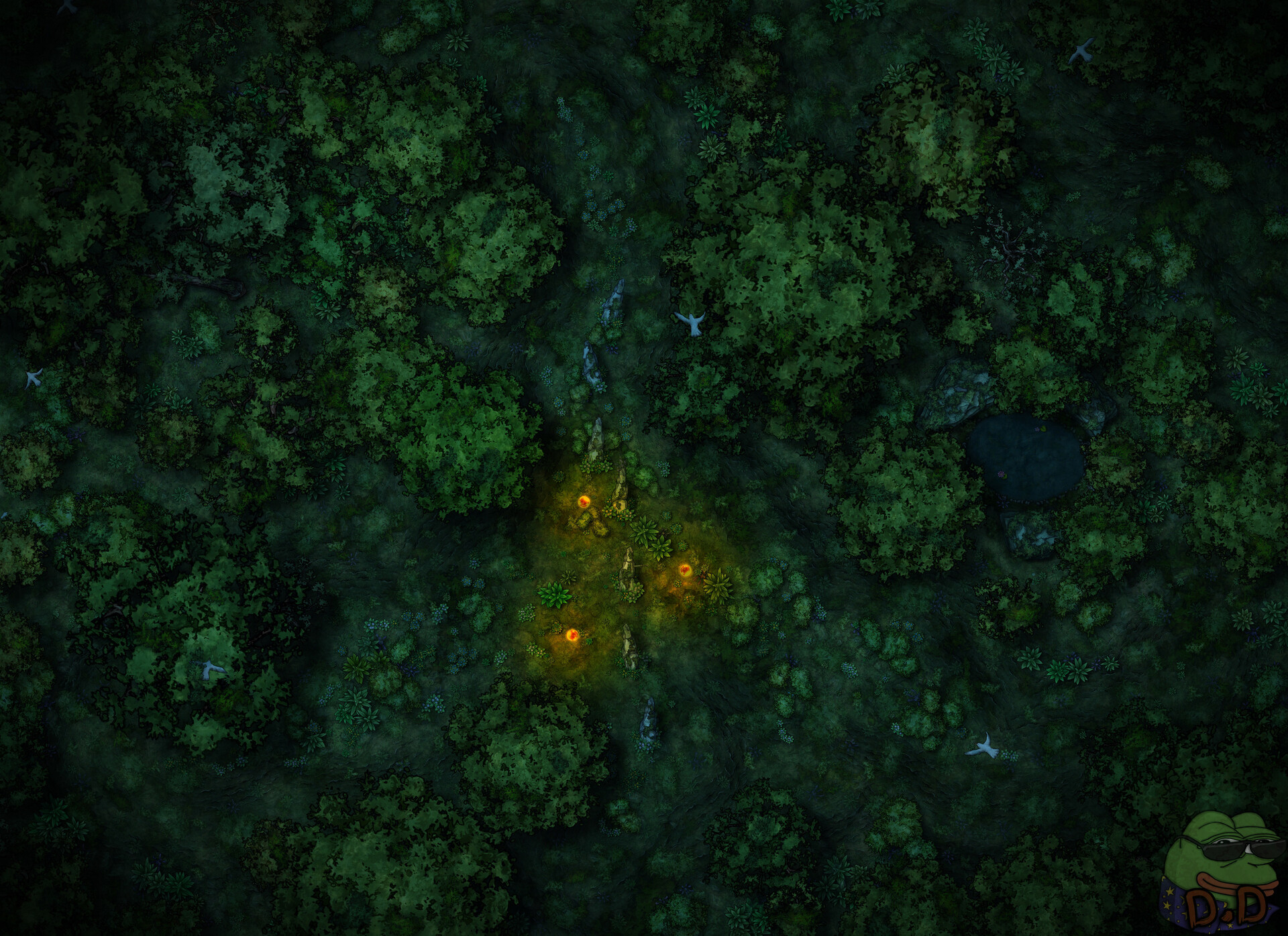 Detailed Dungeons - Dragon Barrow (Night)