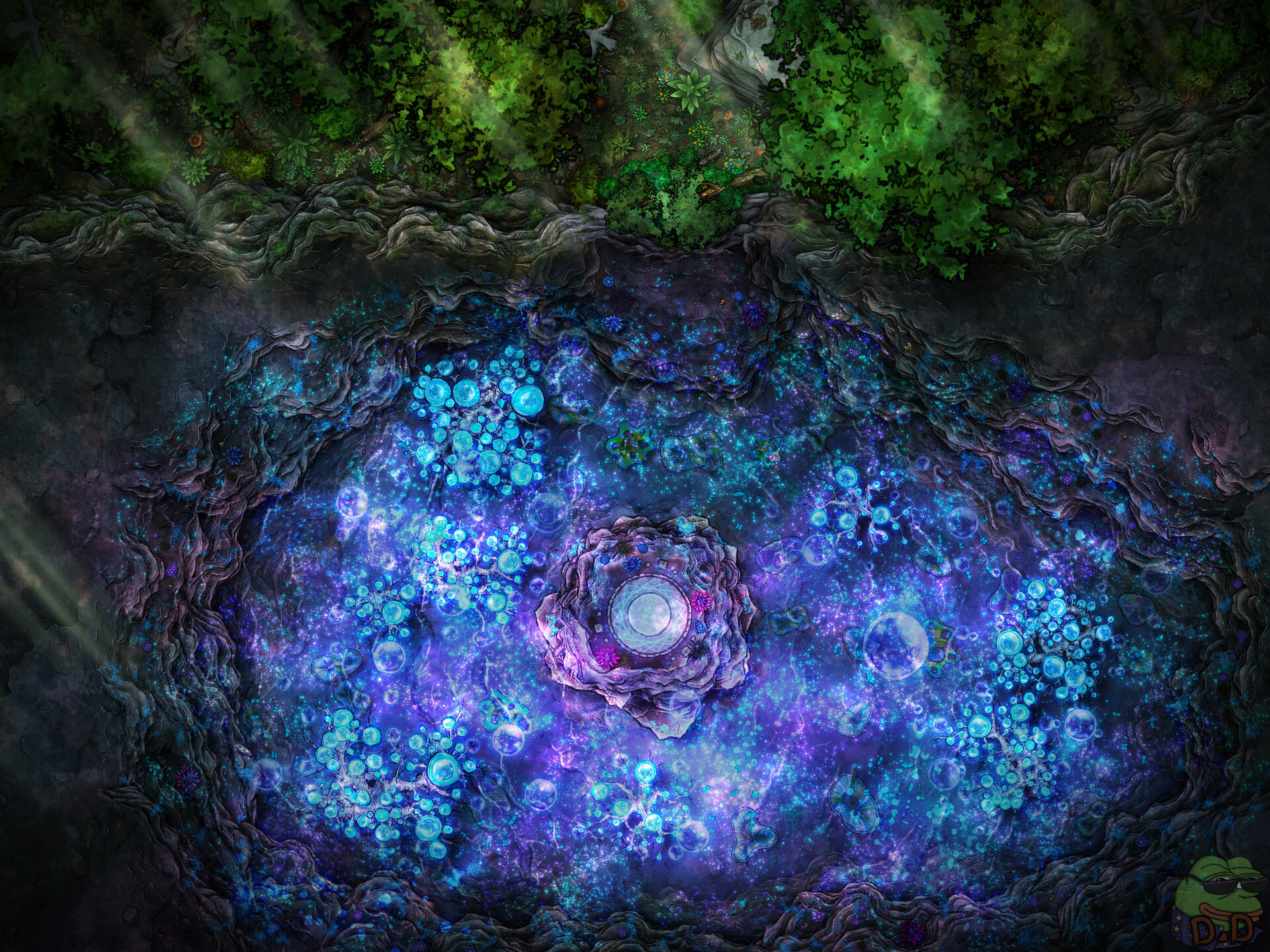 ArtStation - Bubble Cave (Day)