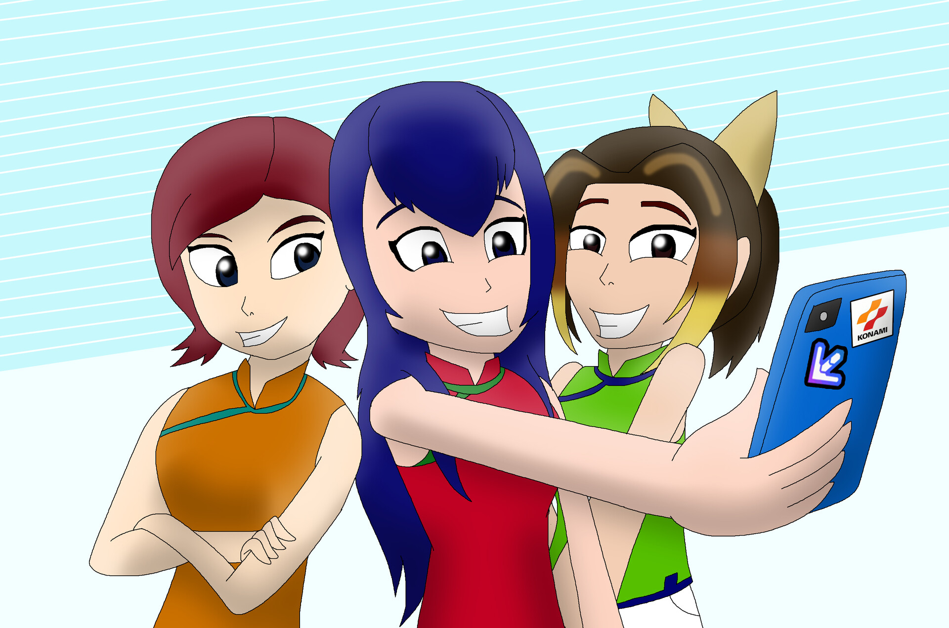 ArtStation - Alice's Team Selfie!