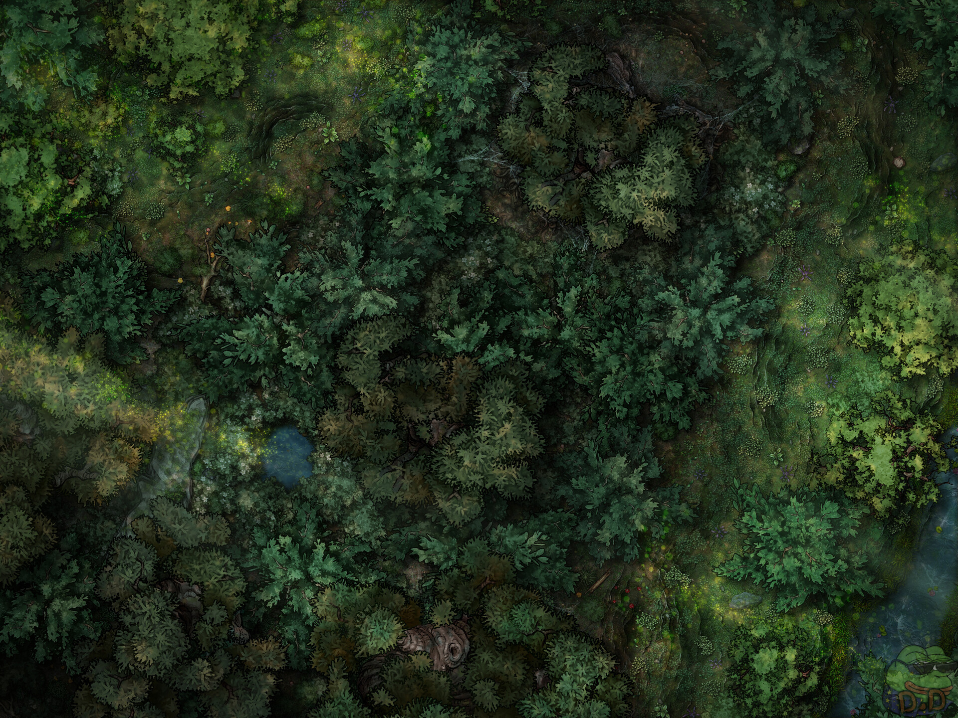 Detailed Dungeons - Dark Forest (Day)