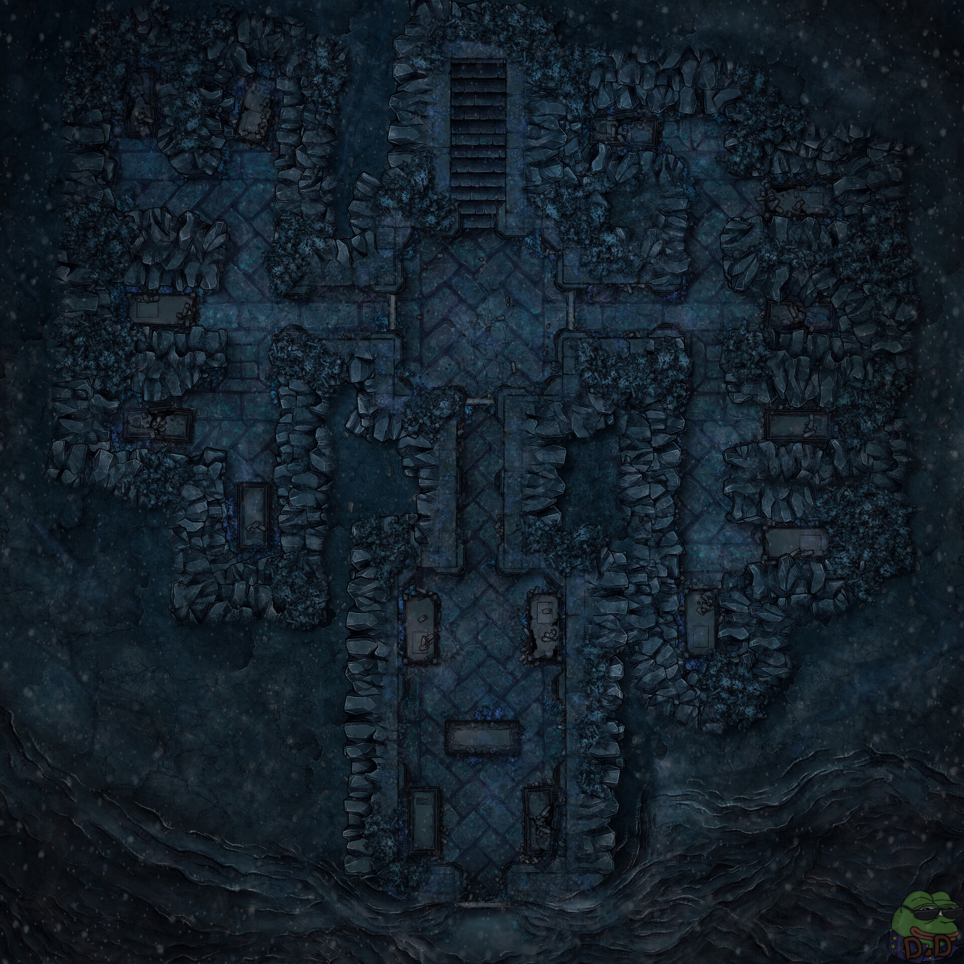 Detailed Dungeons - Icespire Hold (Undercroft) (Night)