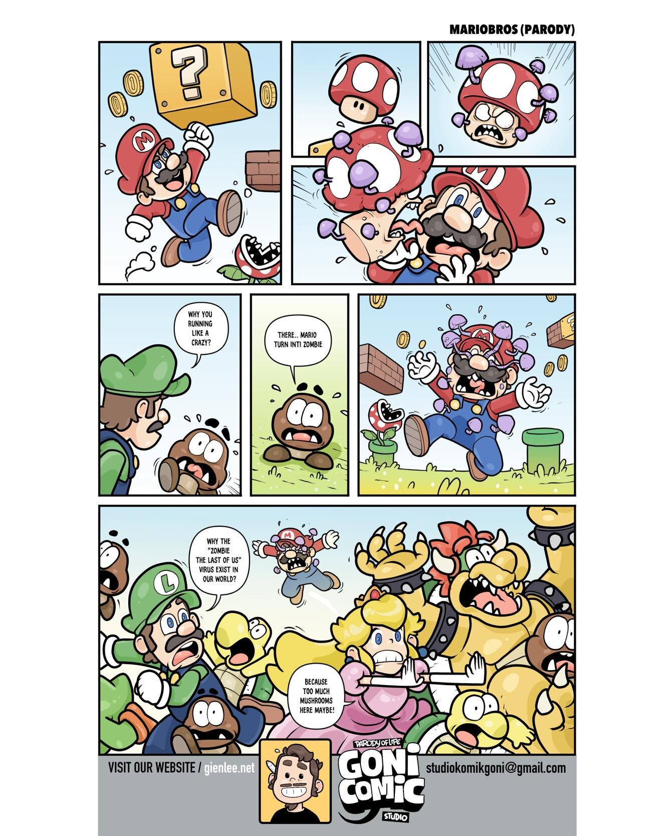 ArtStation - mario bros parody