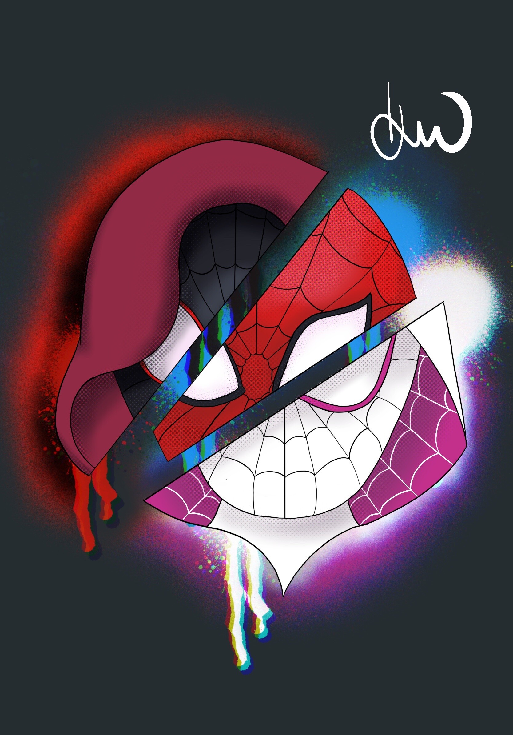 ArtStation - Spiderverse shirt design