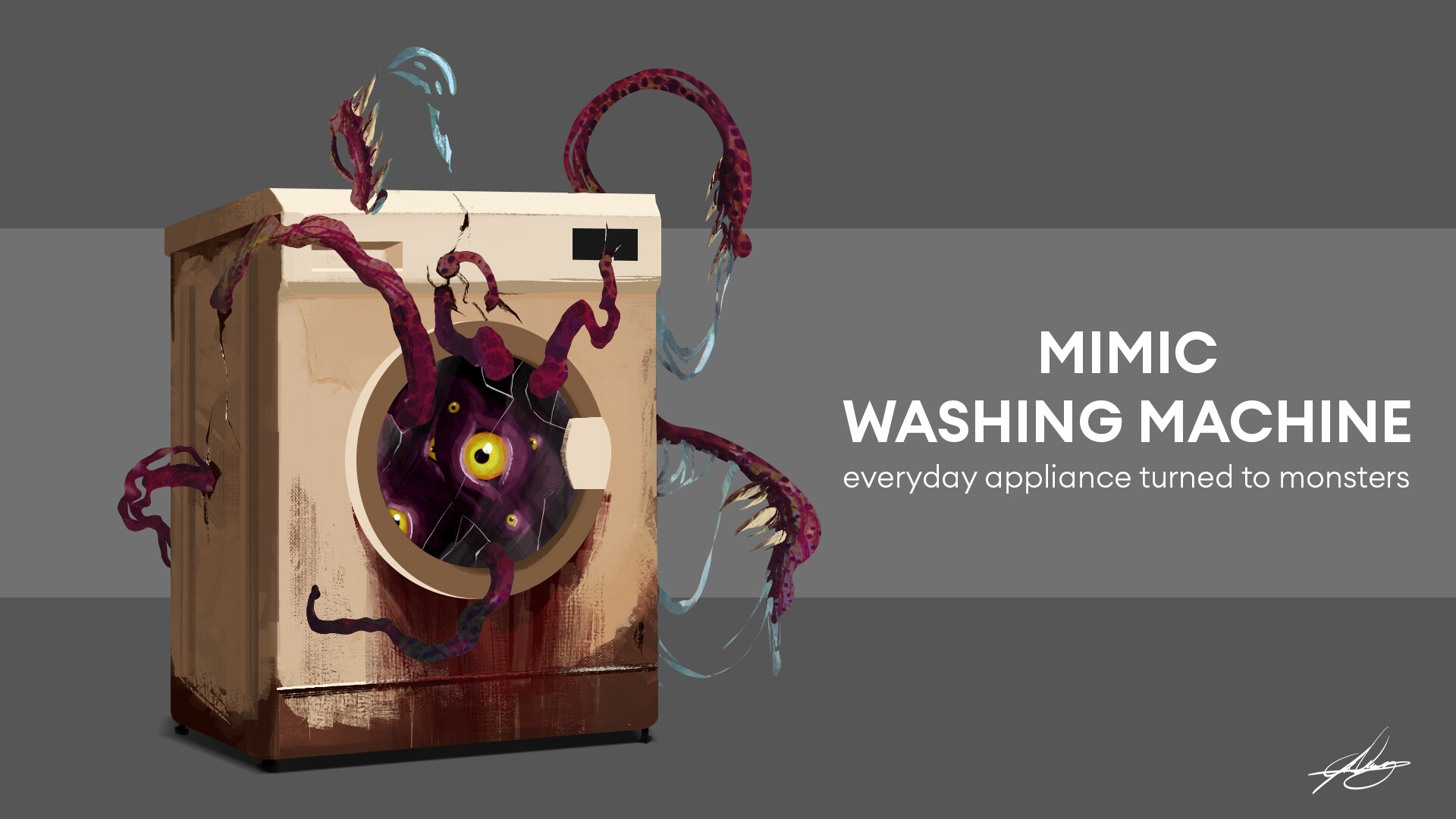 ArtStation - Mimic Washing Machine