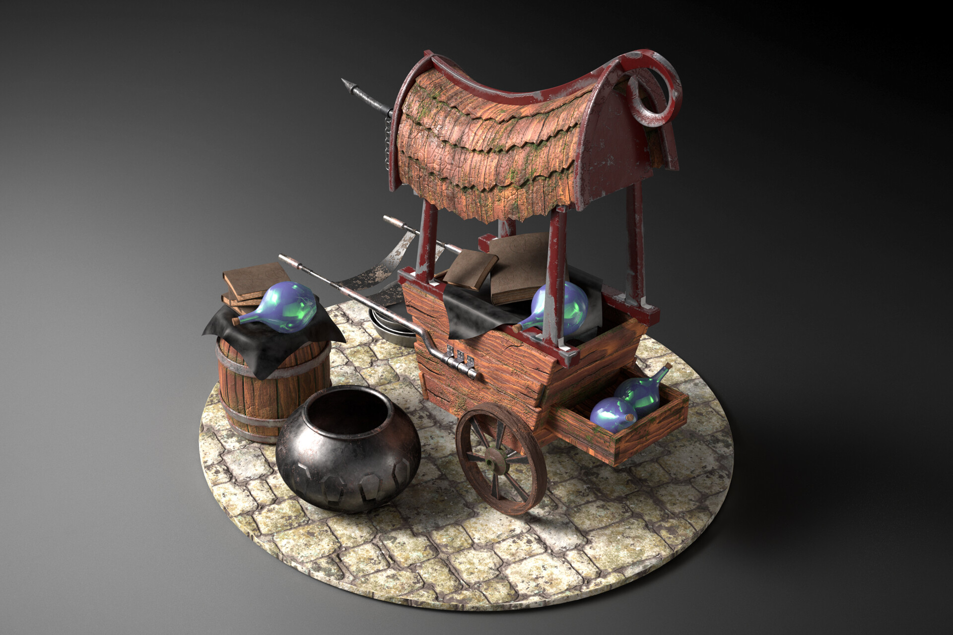 ArtStation - Medieval Sorcery Cart