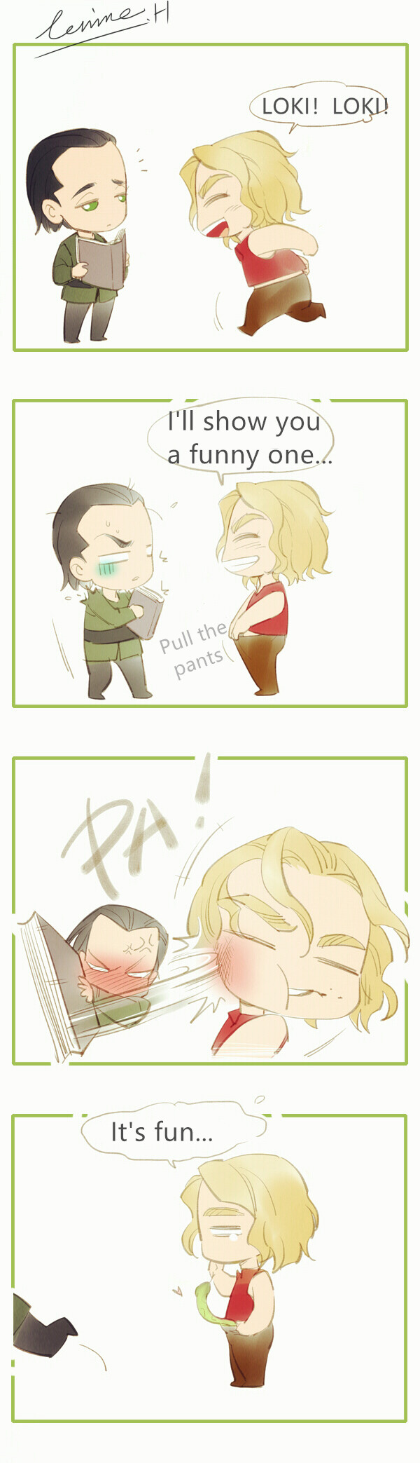 Loki And Thor Fan Art Cute
