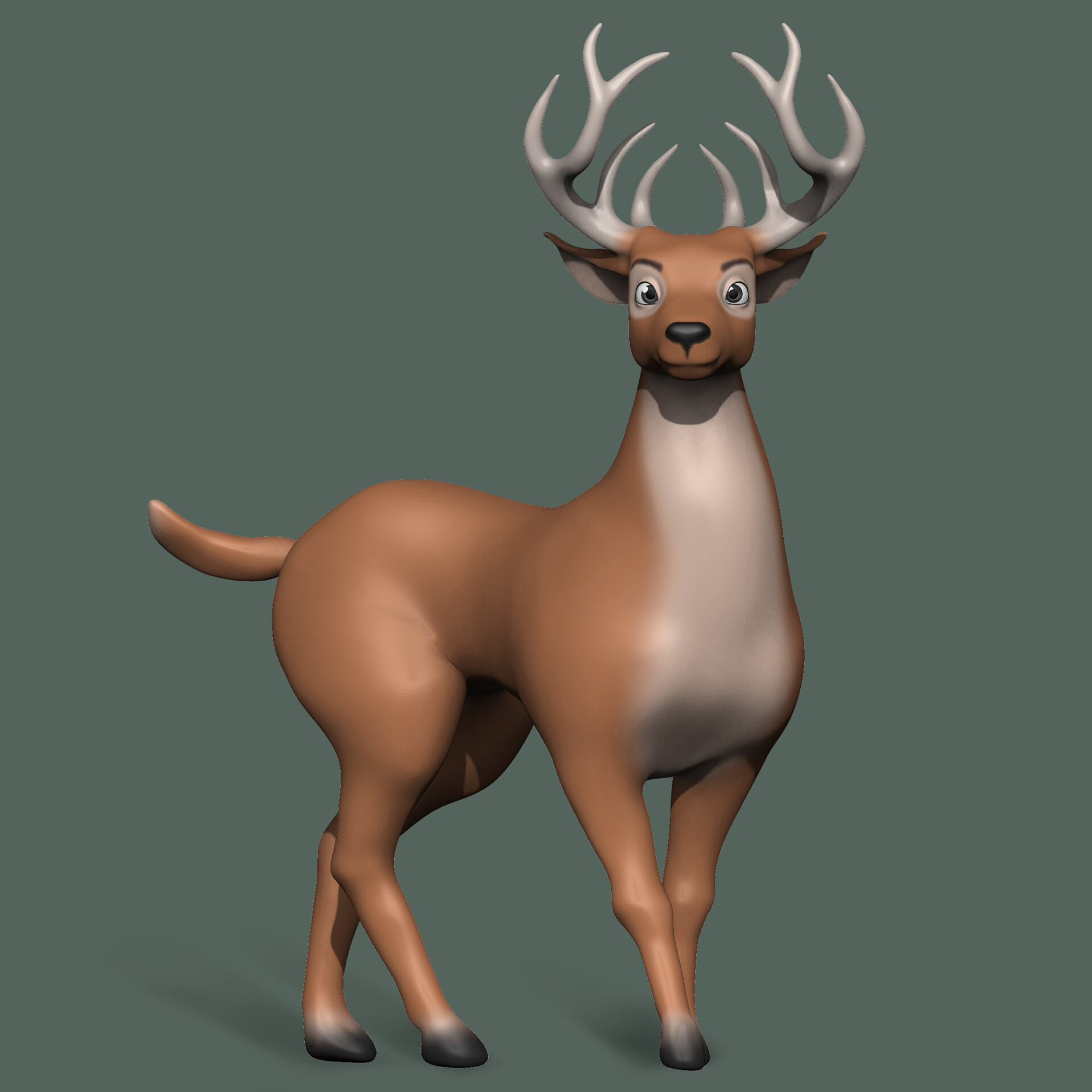 ArtStation - Stylized Stag