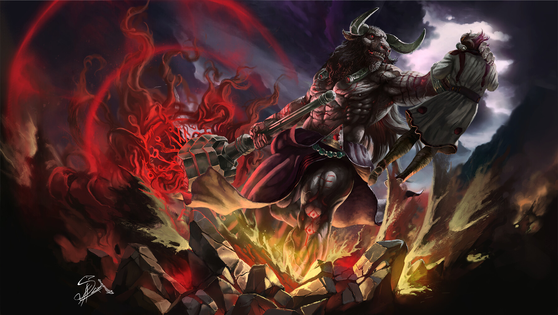 ArtStation - Gurzil the Pride Destroyer