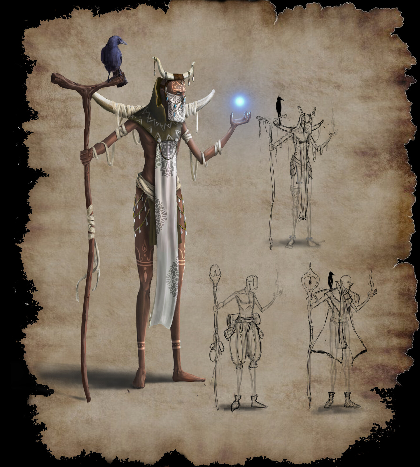 bendang walling - character concept