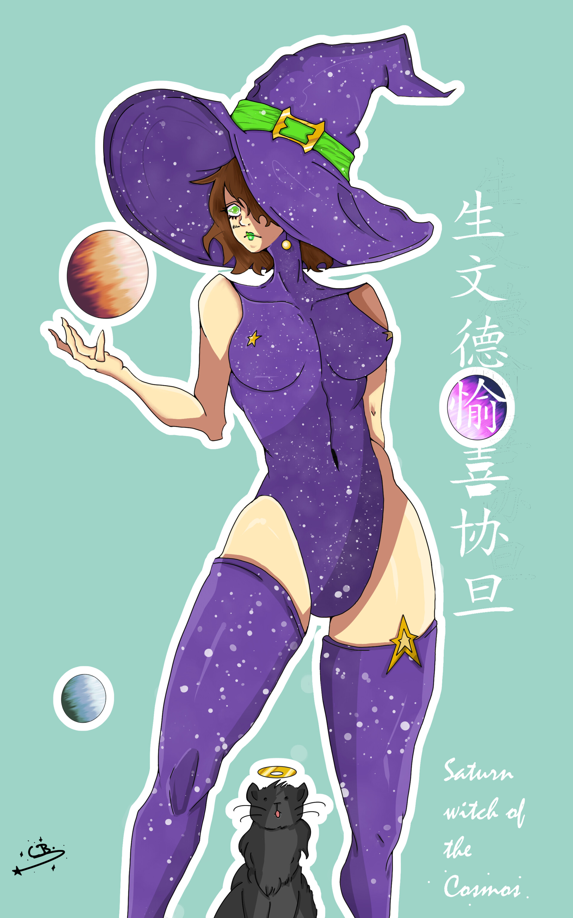 ArtStation - Saturn, Witch of the Cosmos