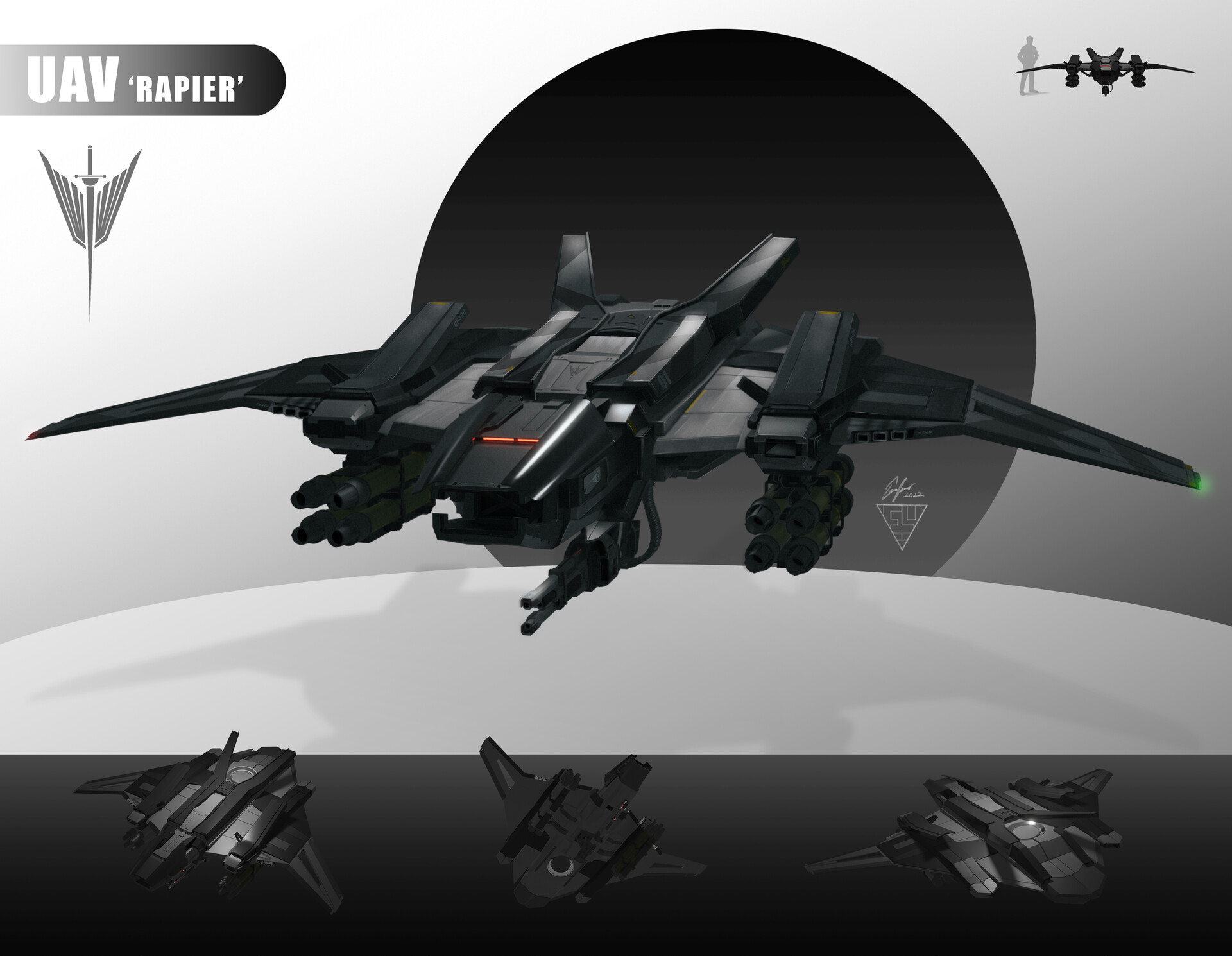 ArtStation - UAV 'Rapier'