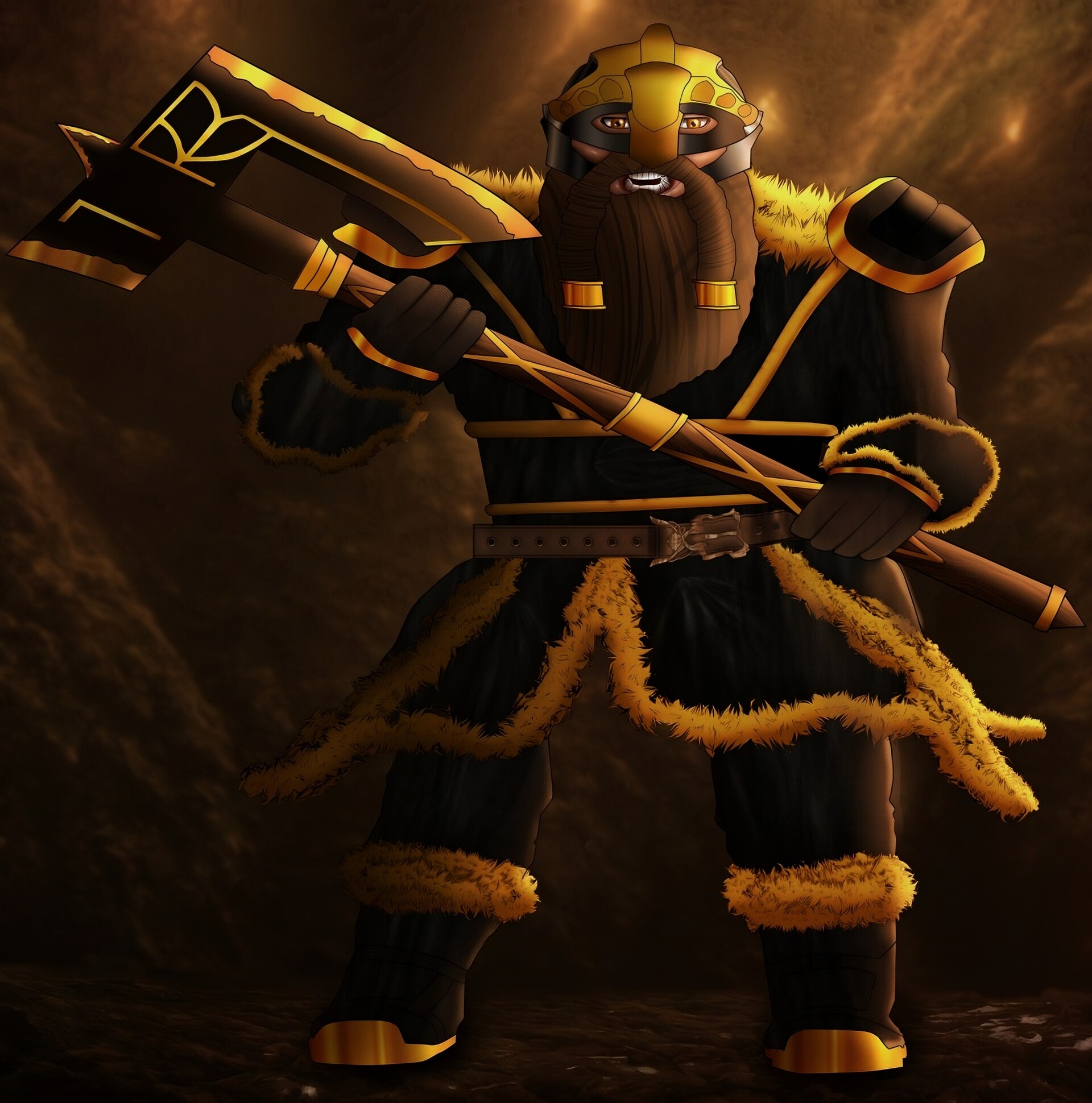 ArtStation - Dwarf Warrior