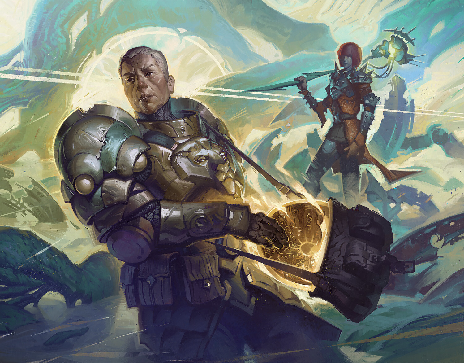 ArtStation - Fateful Handoff - MTG - Brohers War