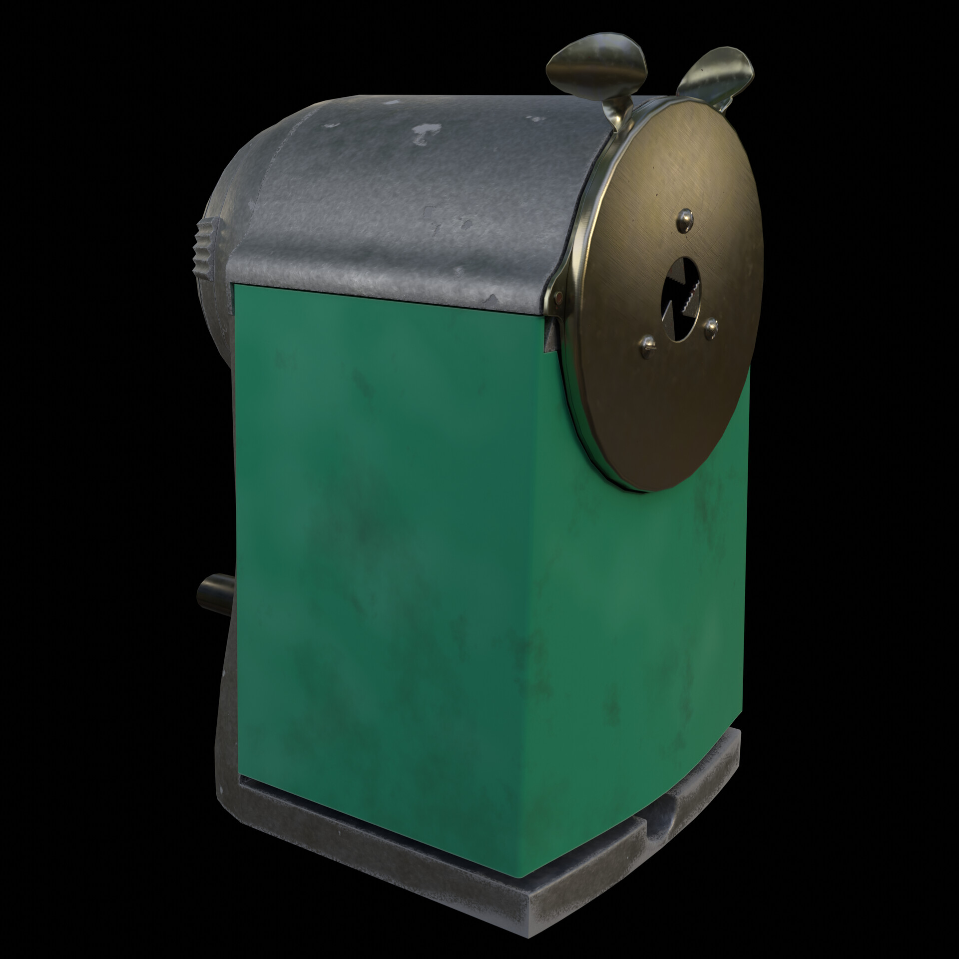 ArtStation - Retro pencil sharpener