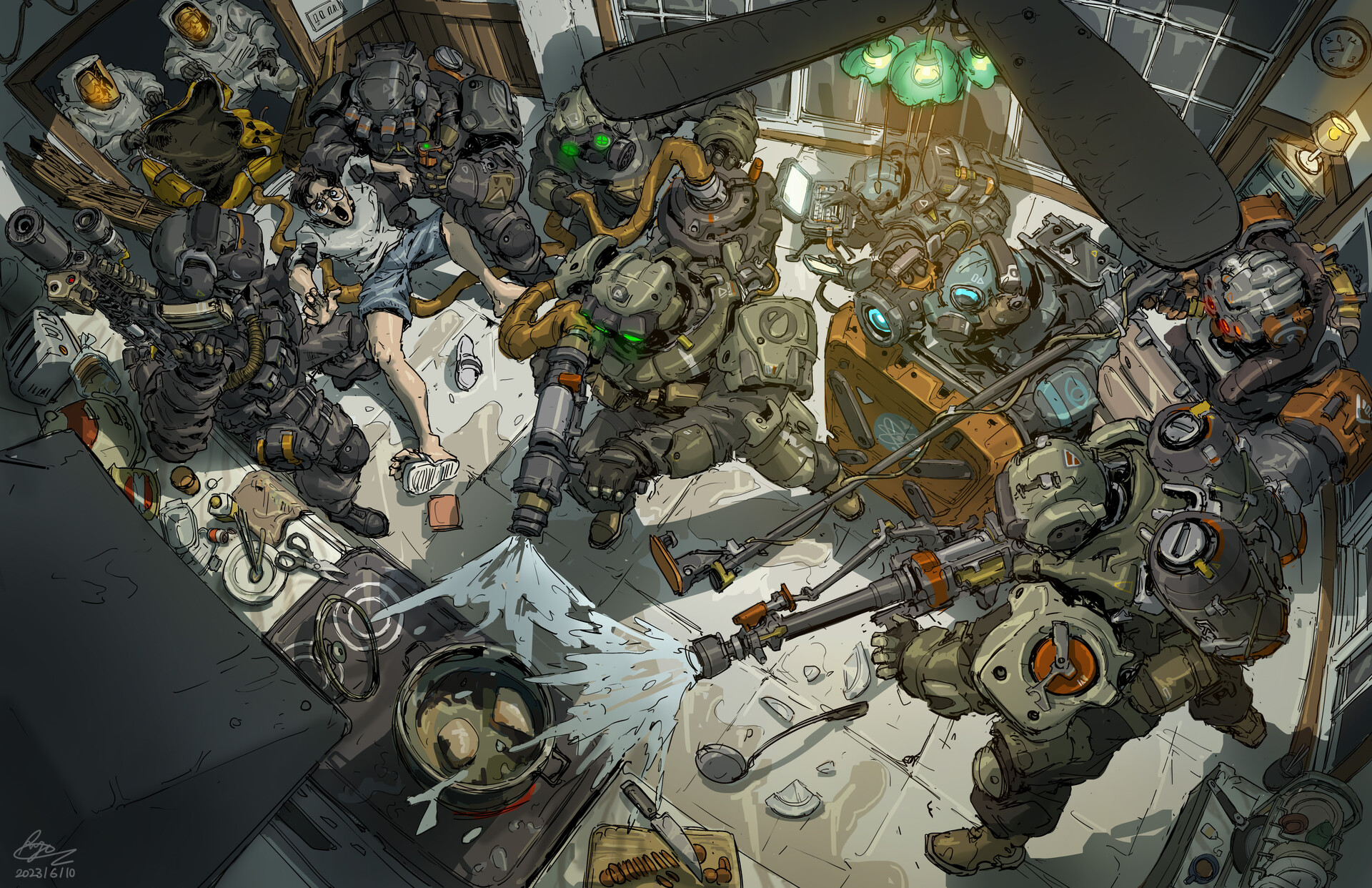 Chicken Breast Overcook by Taeun Ryu : r/ImaginarySoldiers