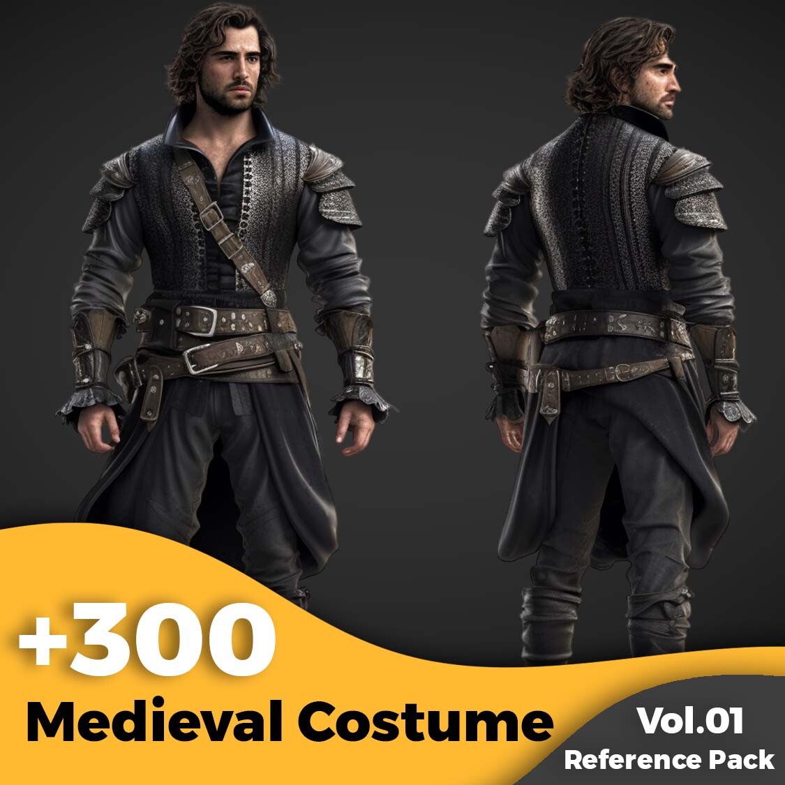 ArtStation - +300 Medieval Male Costume Concept (4K)