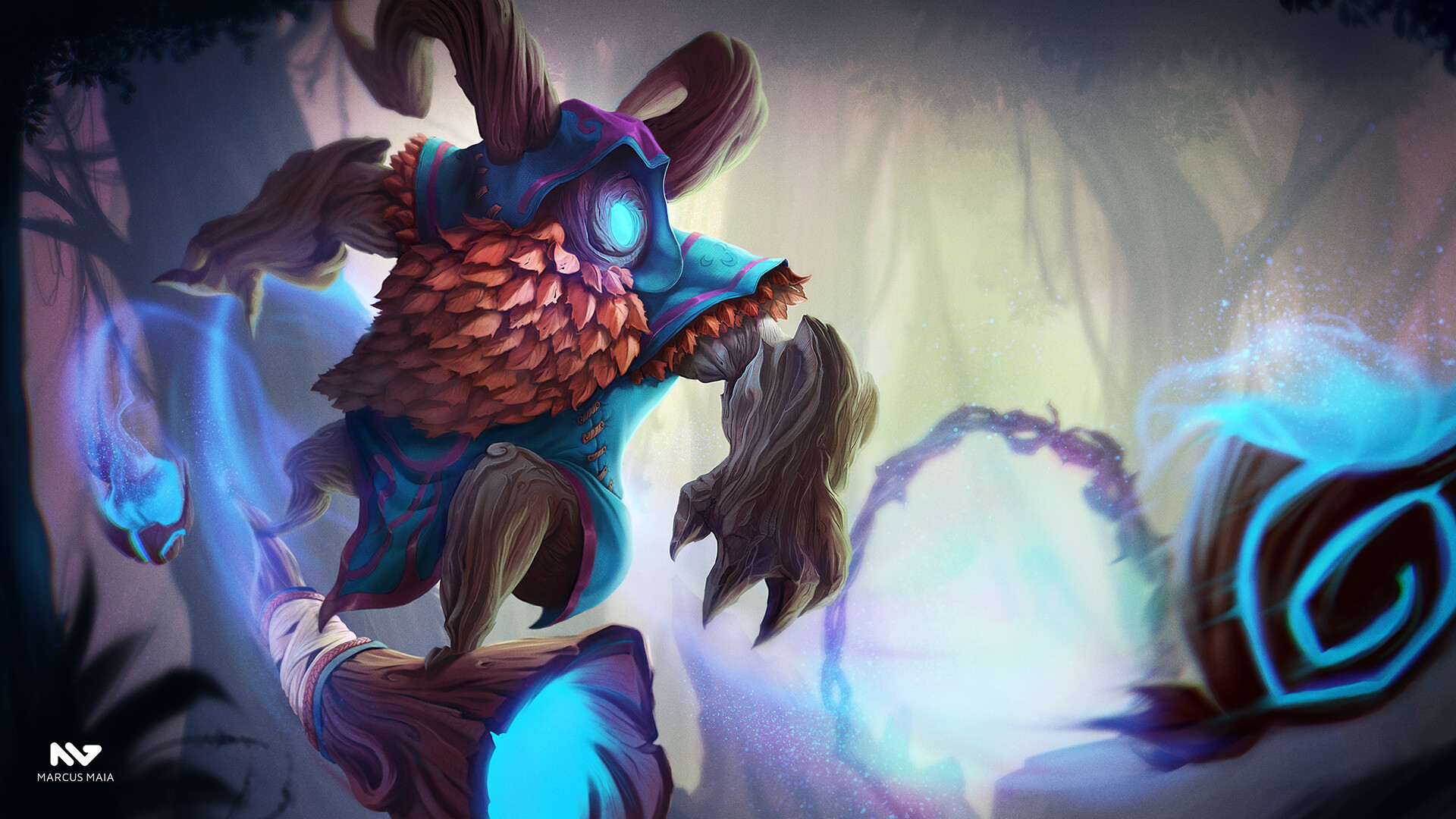 ArtStation - Elderwood Bard - League of legends (Fanart)