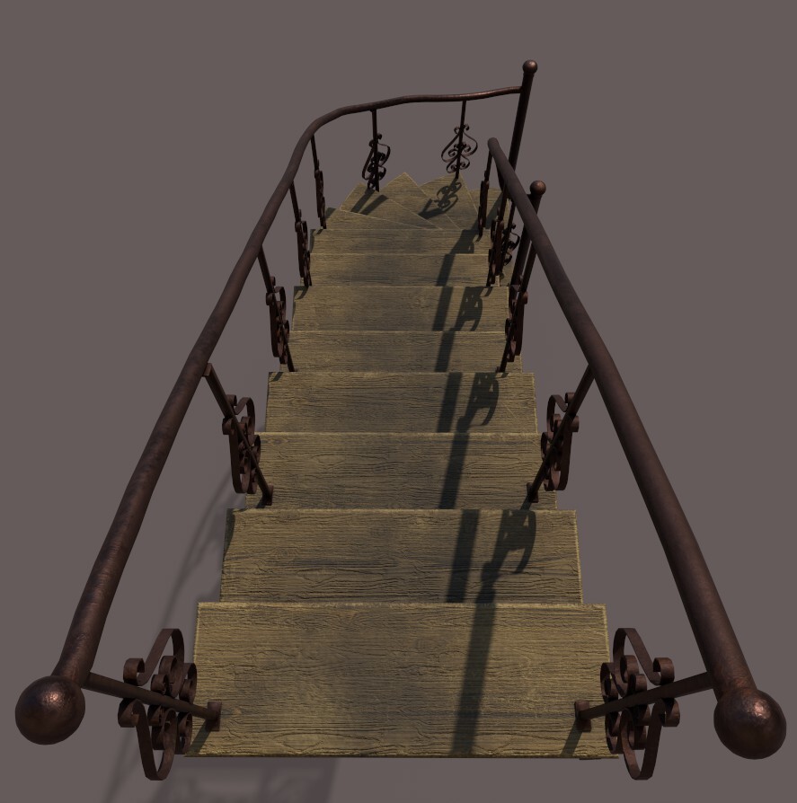 Michael Chicoine - Old Quebec Stairs