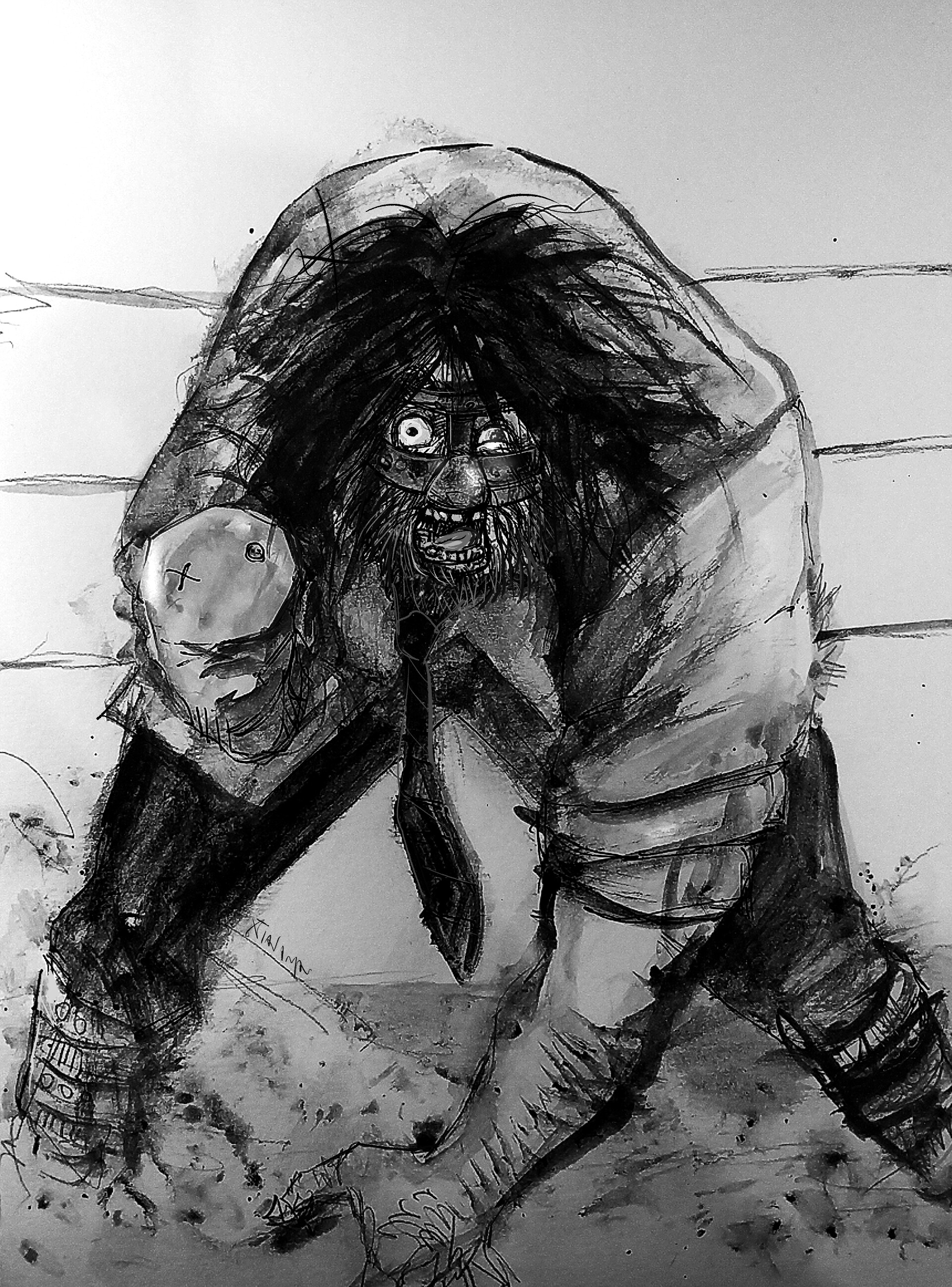 ArtStation - Mick Foley "The Hardcore Legend"