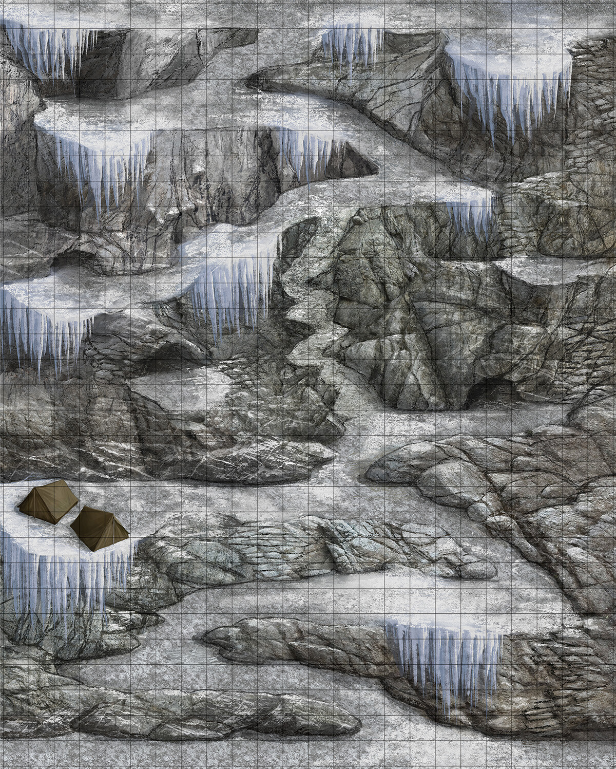 ArtStation - Icy Cliffside